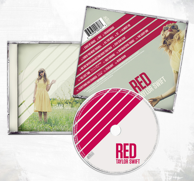 RED – Taylor Swift - Fonts In Use