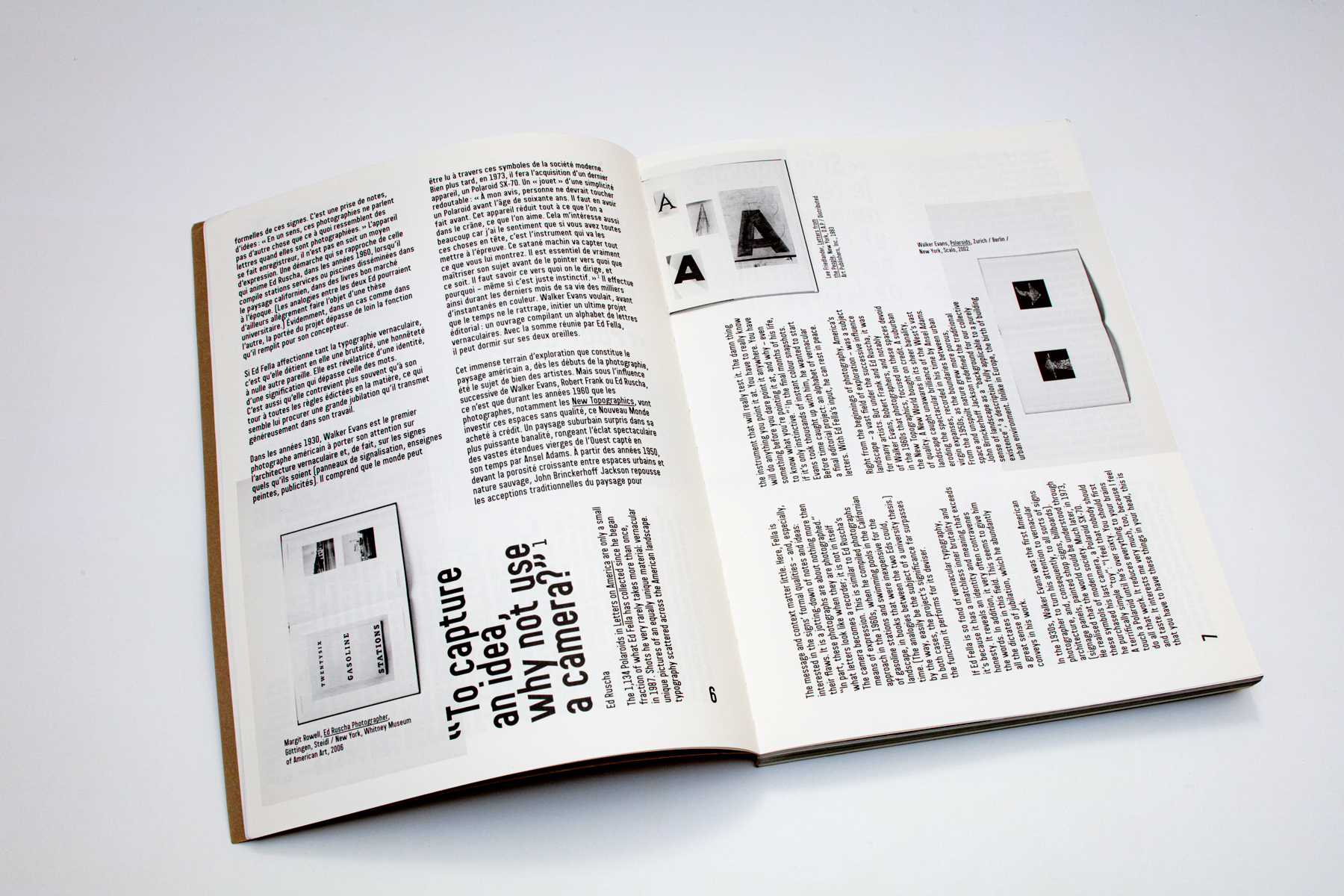 Ed Fella, Documents - Fonts In Use