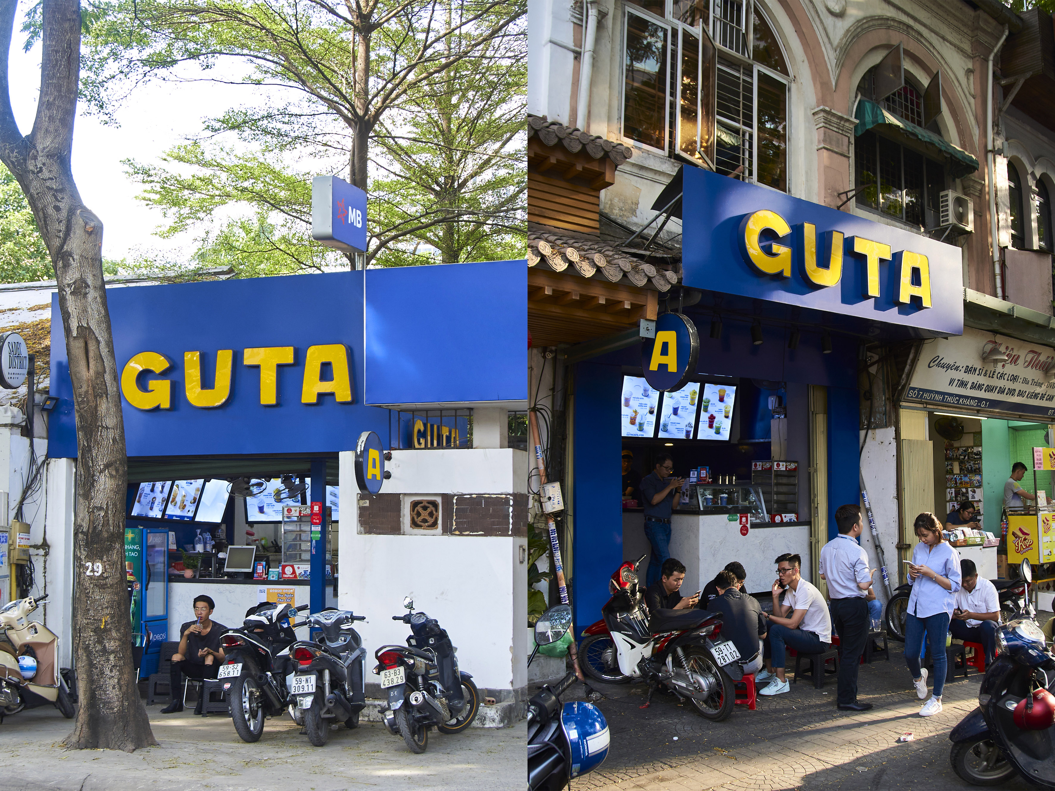 Guta Cafe Vietnam - Fonts In Use