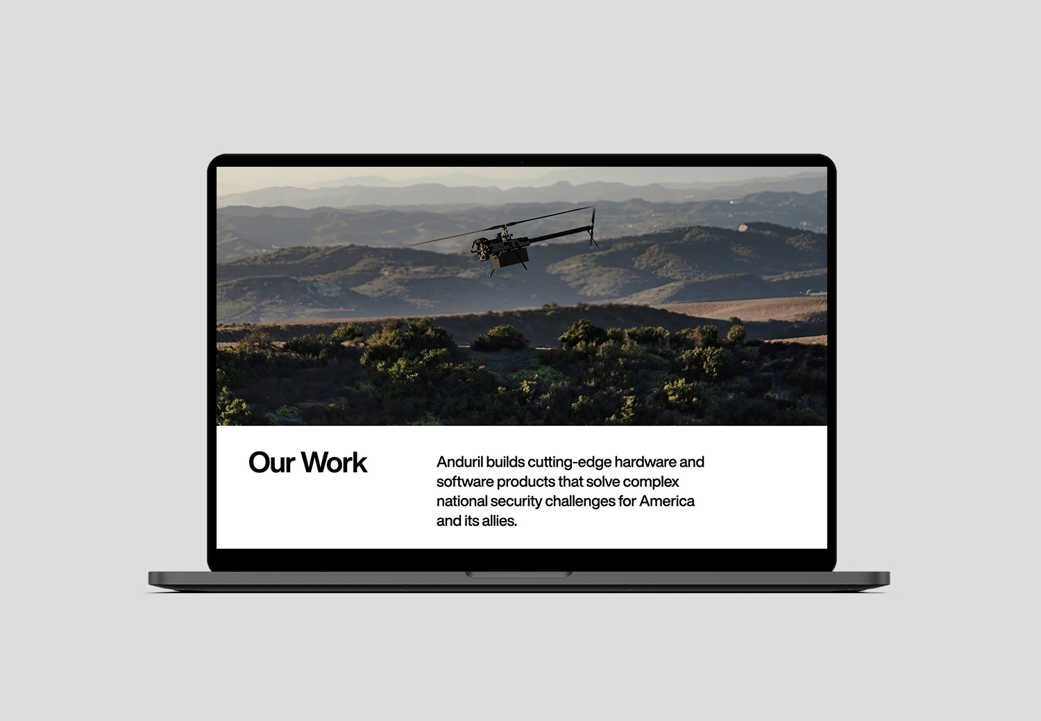 Anduril Industries - Fonts In Use