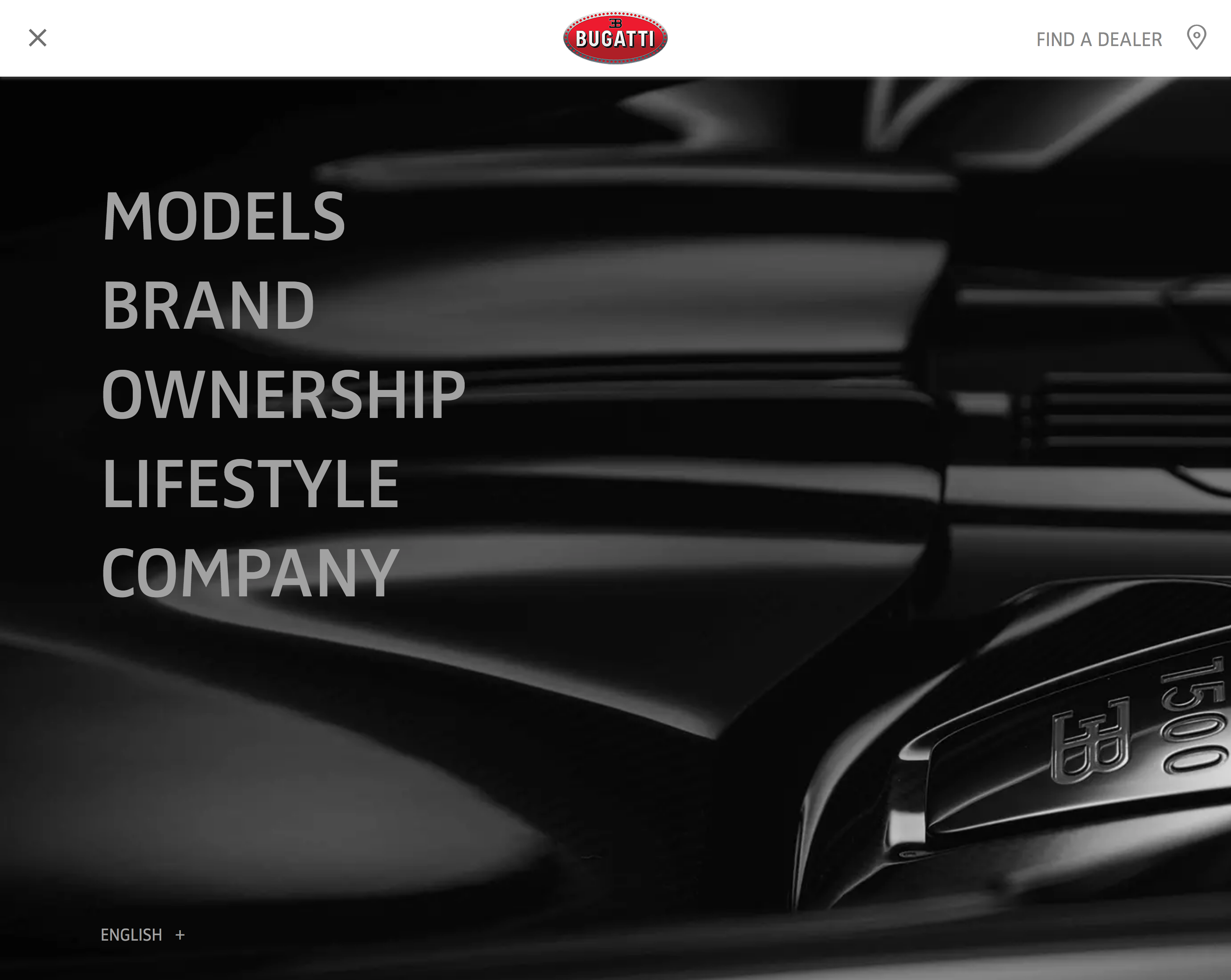 Bugatti Chiron Pur Sport - Fonts In Use