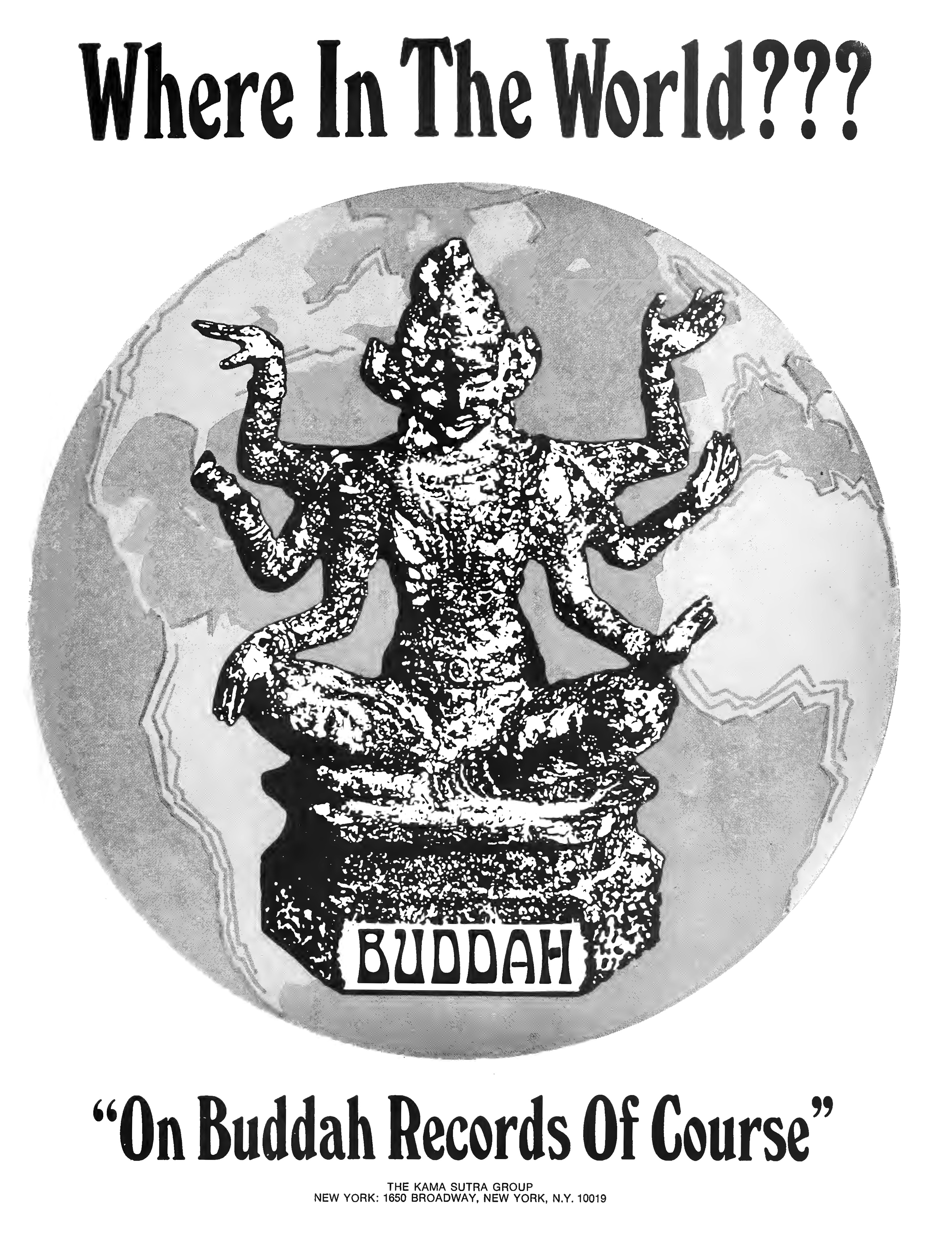 Buddah Records logo, sleeves, ad (1967–1972) - Fonts In Use