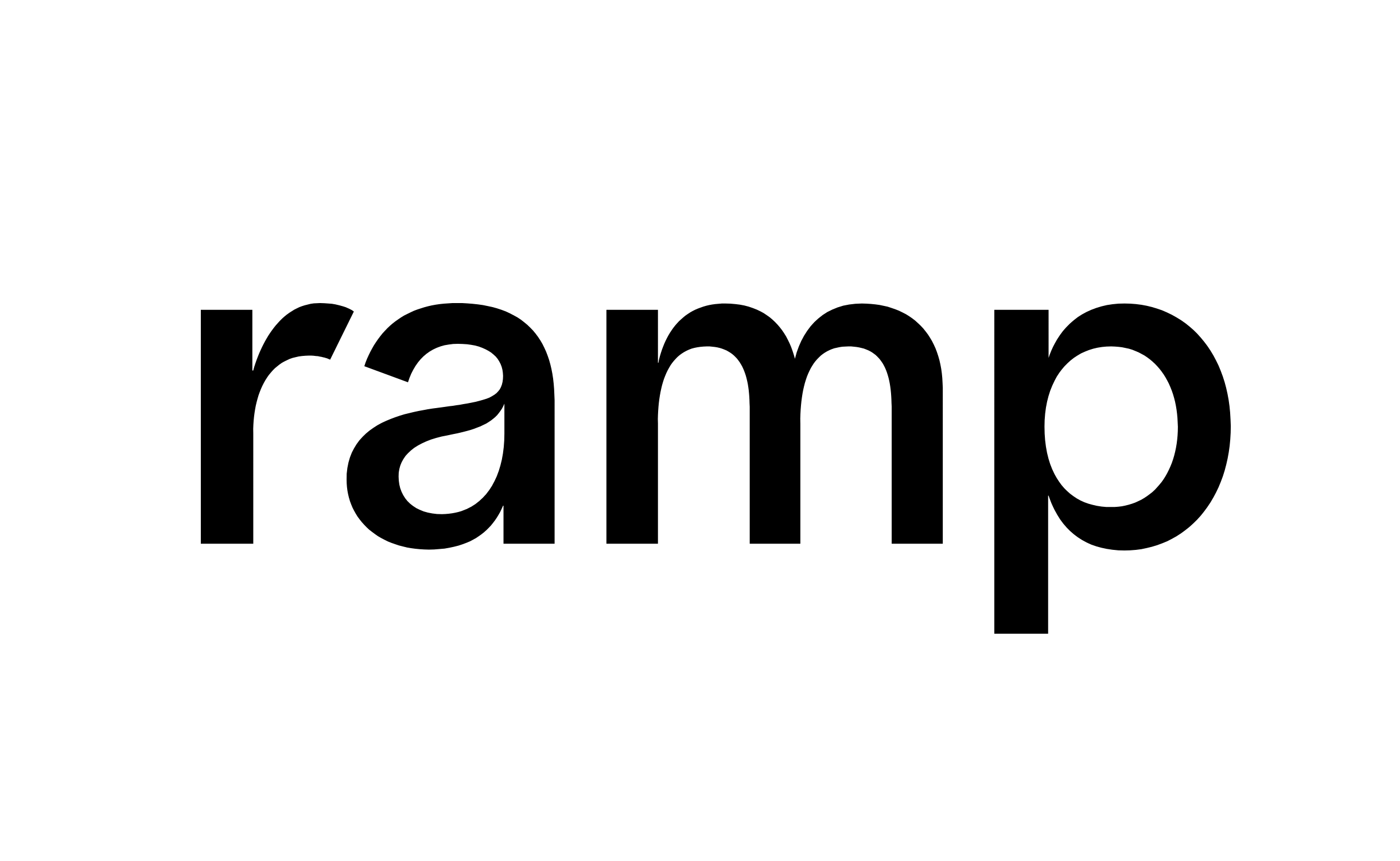 Ramp identity - Fonts In Use