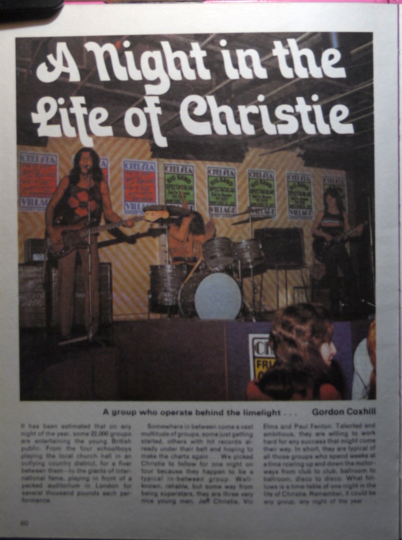 “A Night in the Life of Christie” article by Gordon Coxhill in Girl ...