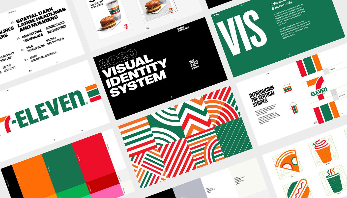 7-Eleven rebranding - Fonts In Use