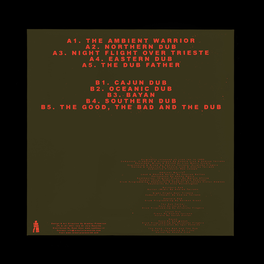 Ambient Warrior – Dub Journey’s album art - Fonts In Use