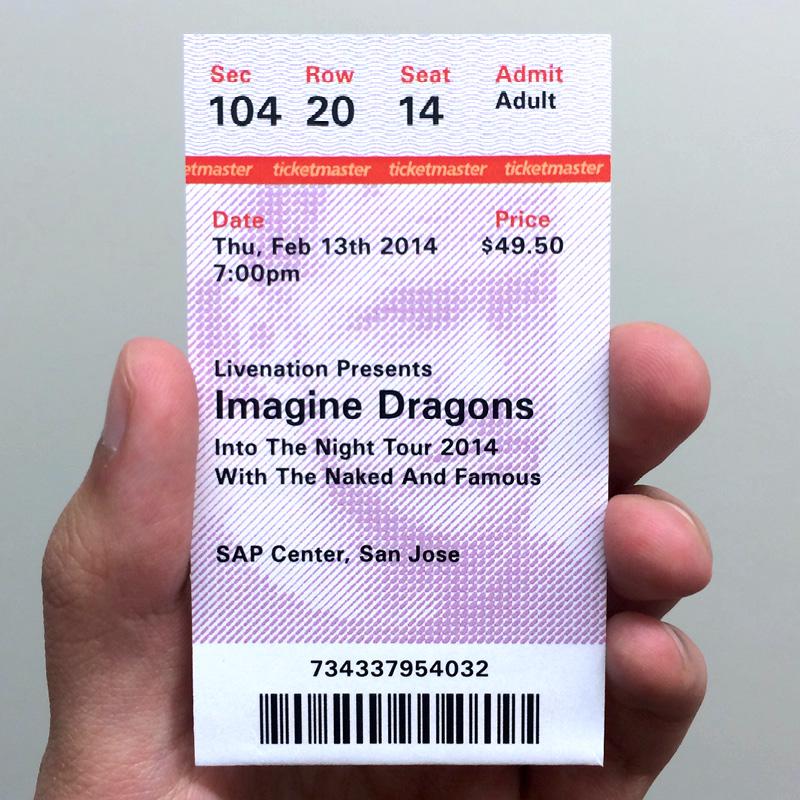 Ticketmaster Ticket Redesign Proposal - Fonts In Use