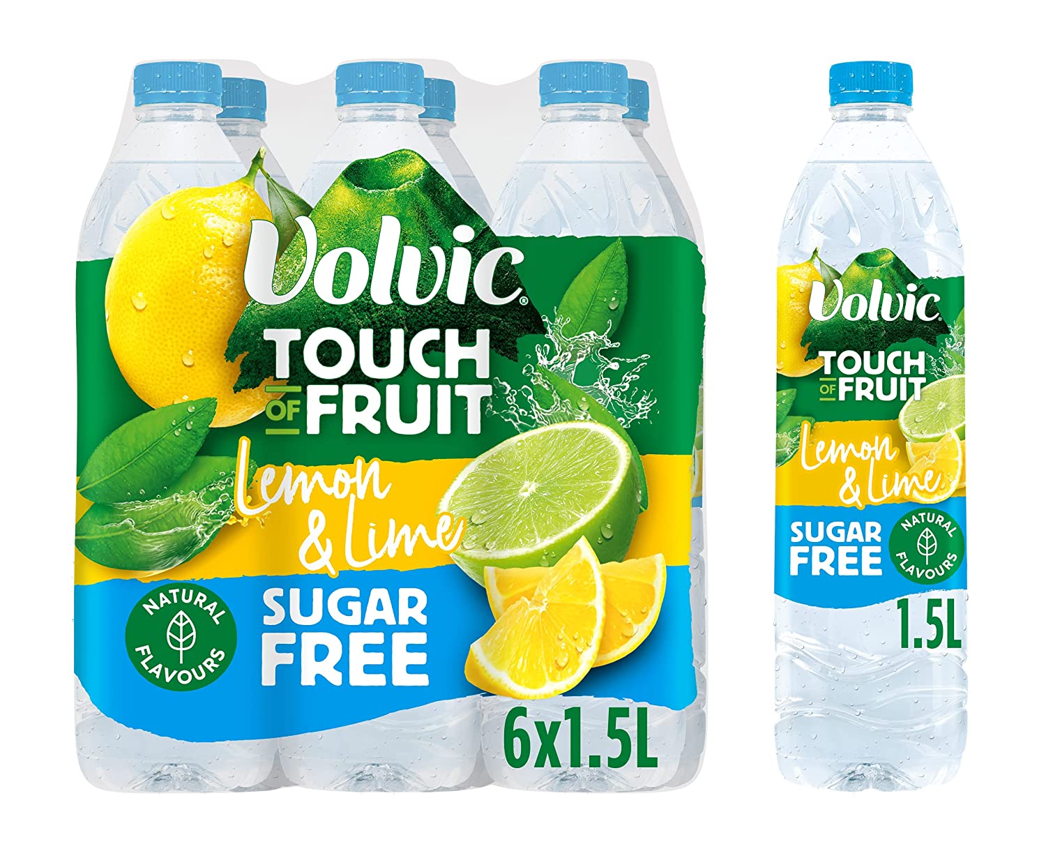 Volvic Touch of Fruit packaging - Fonts In Use