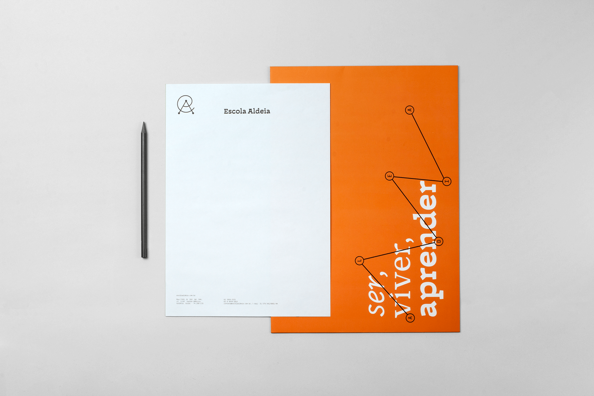 Escola Aldeia - Fonts In Use