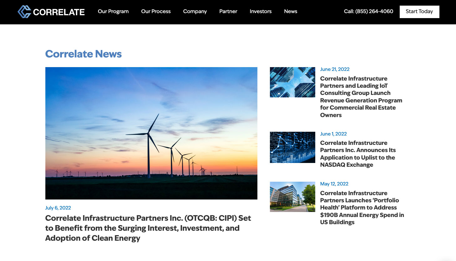 Correlate website - Fonts In Use