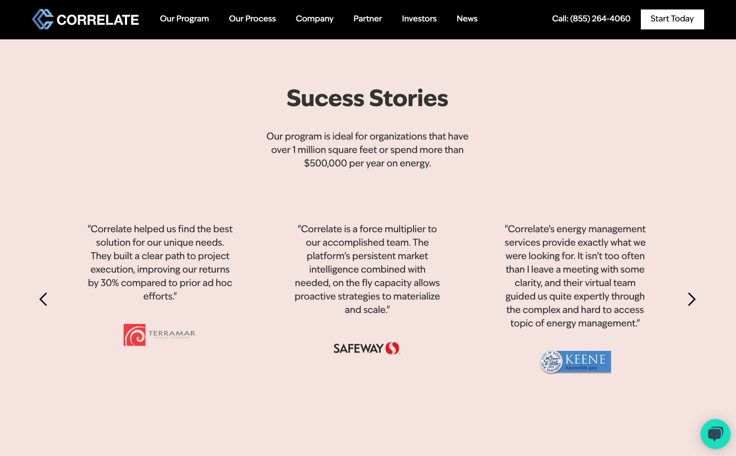Correlate website - Fonts In Use