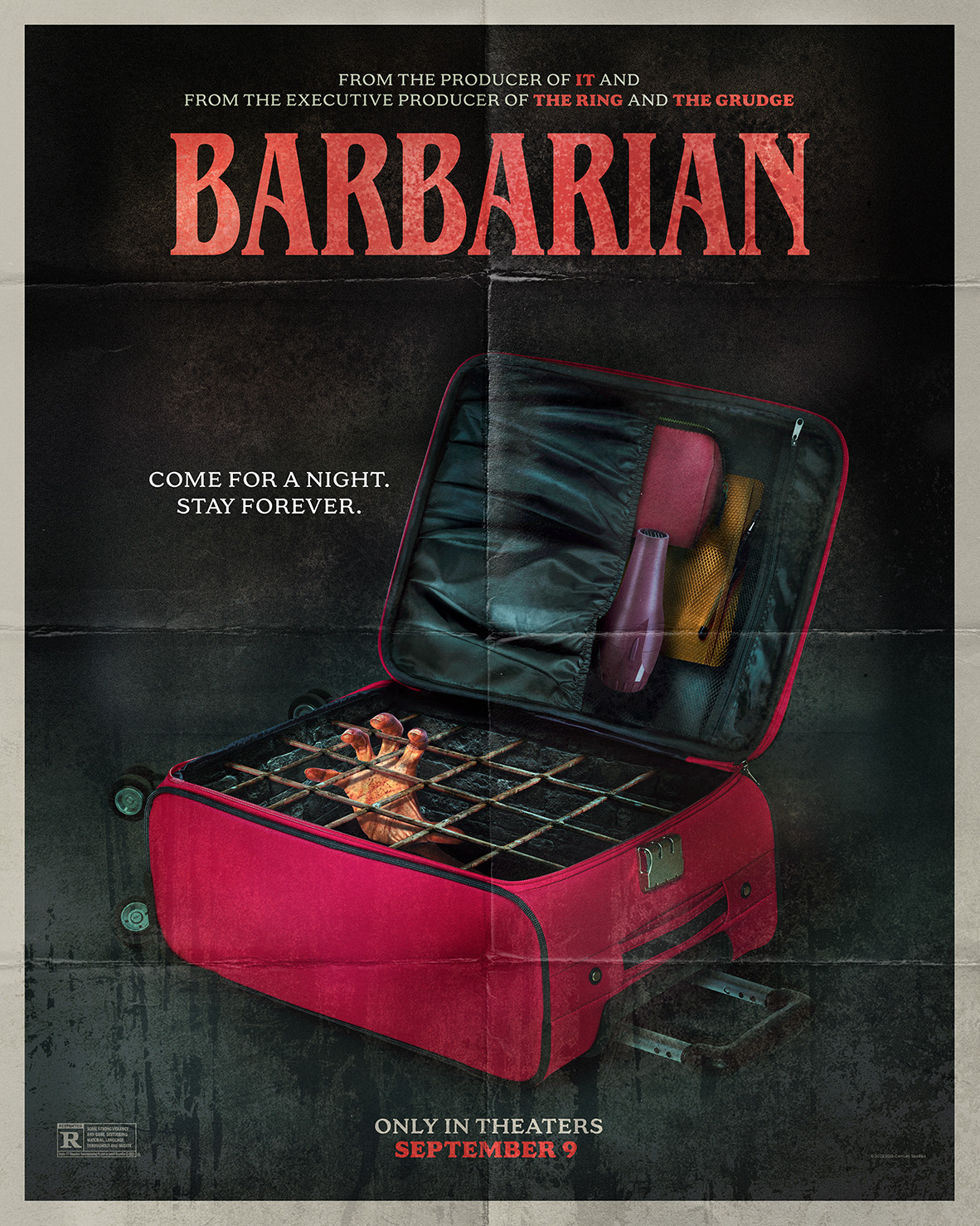 Barbarian movie logo and posters - Fonts In Use