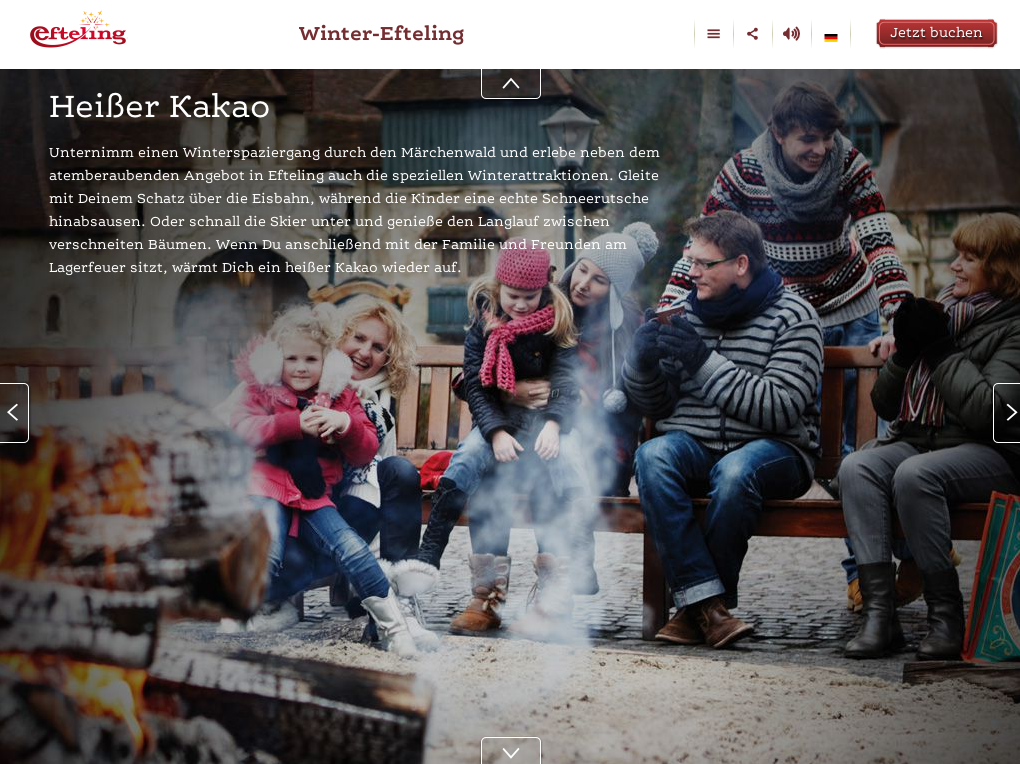 Efteling website - Fonts In Use