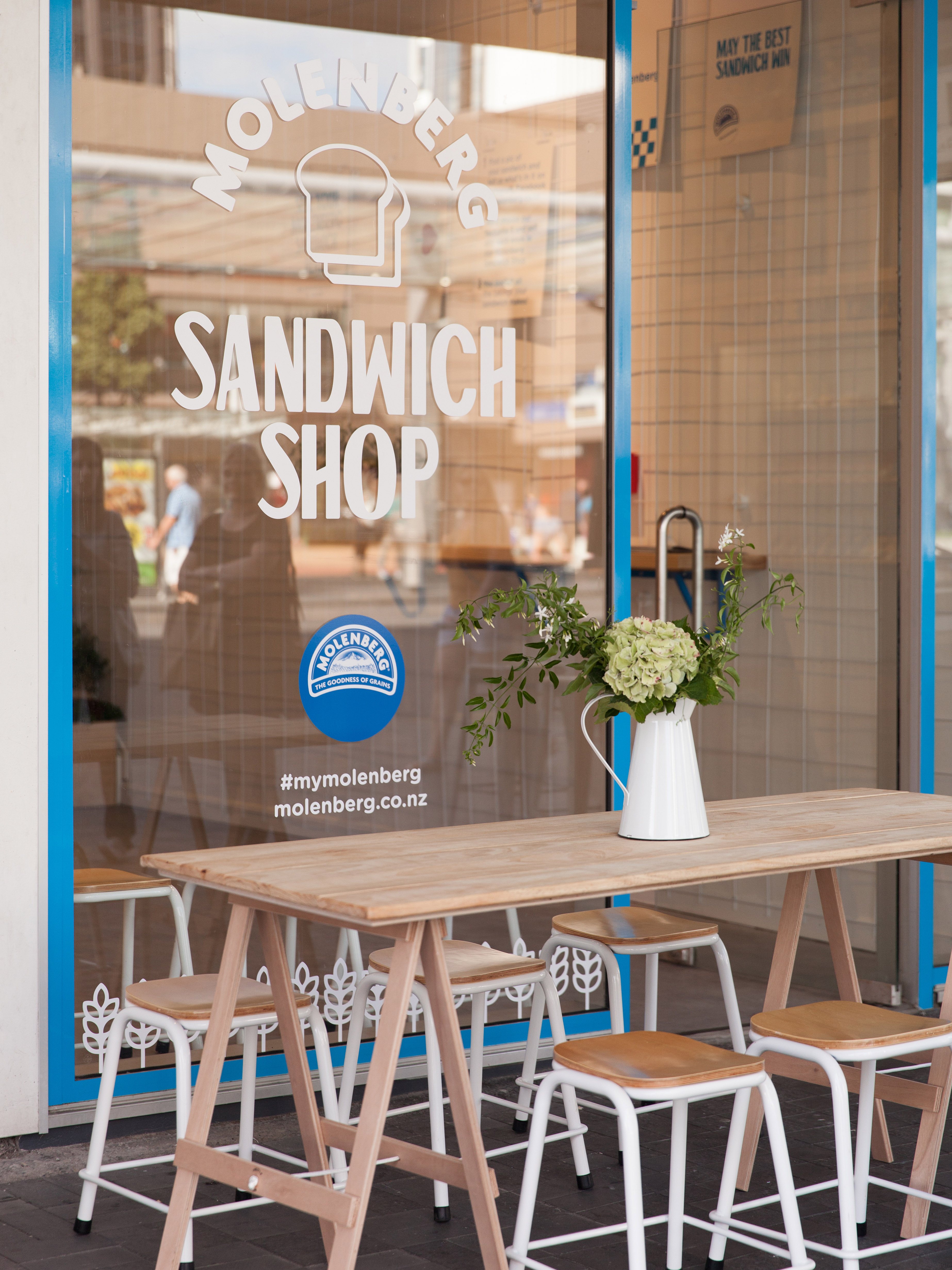 Molenberg Sandwich Shop - Fonts In Use