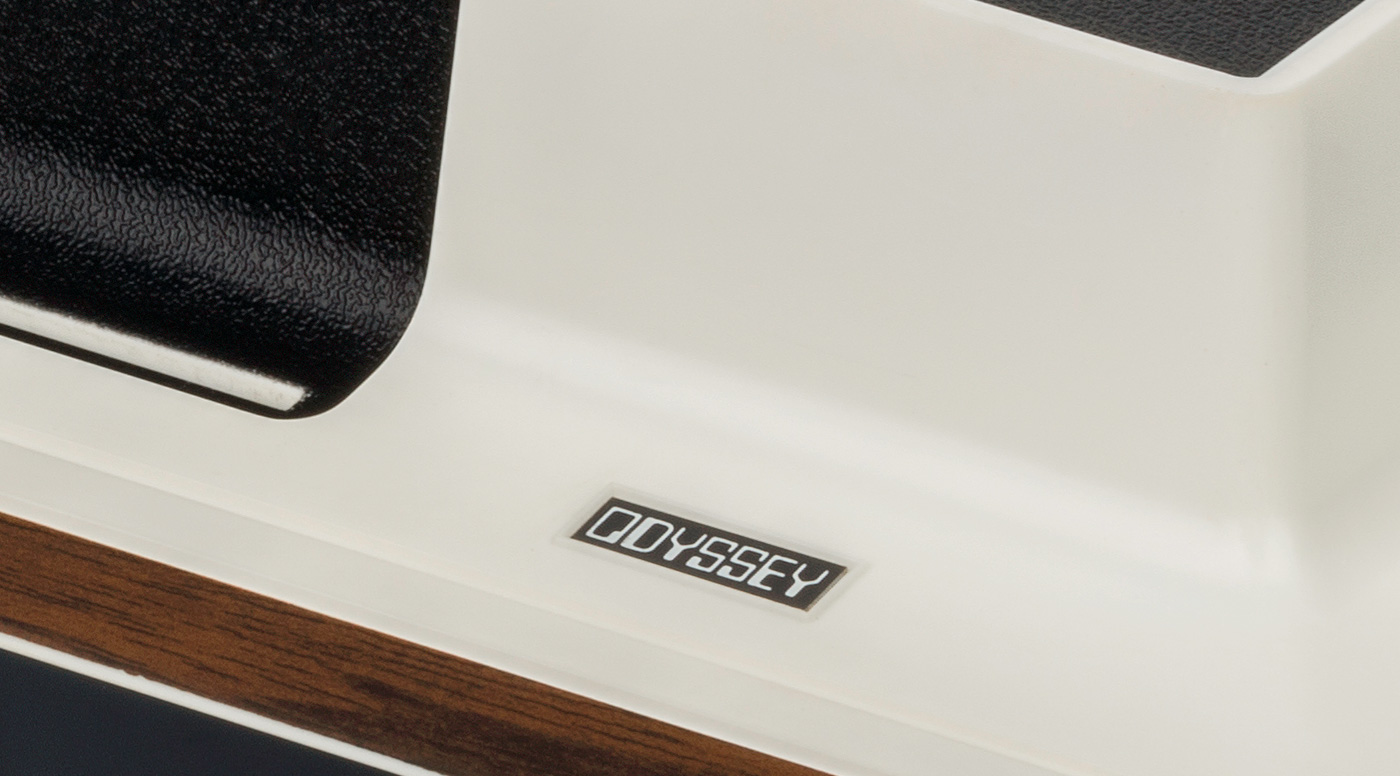 Magnavox Odyssey game console, logo, packaging - Fonts In Use