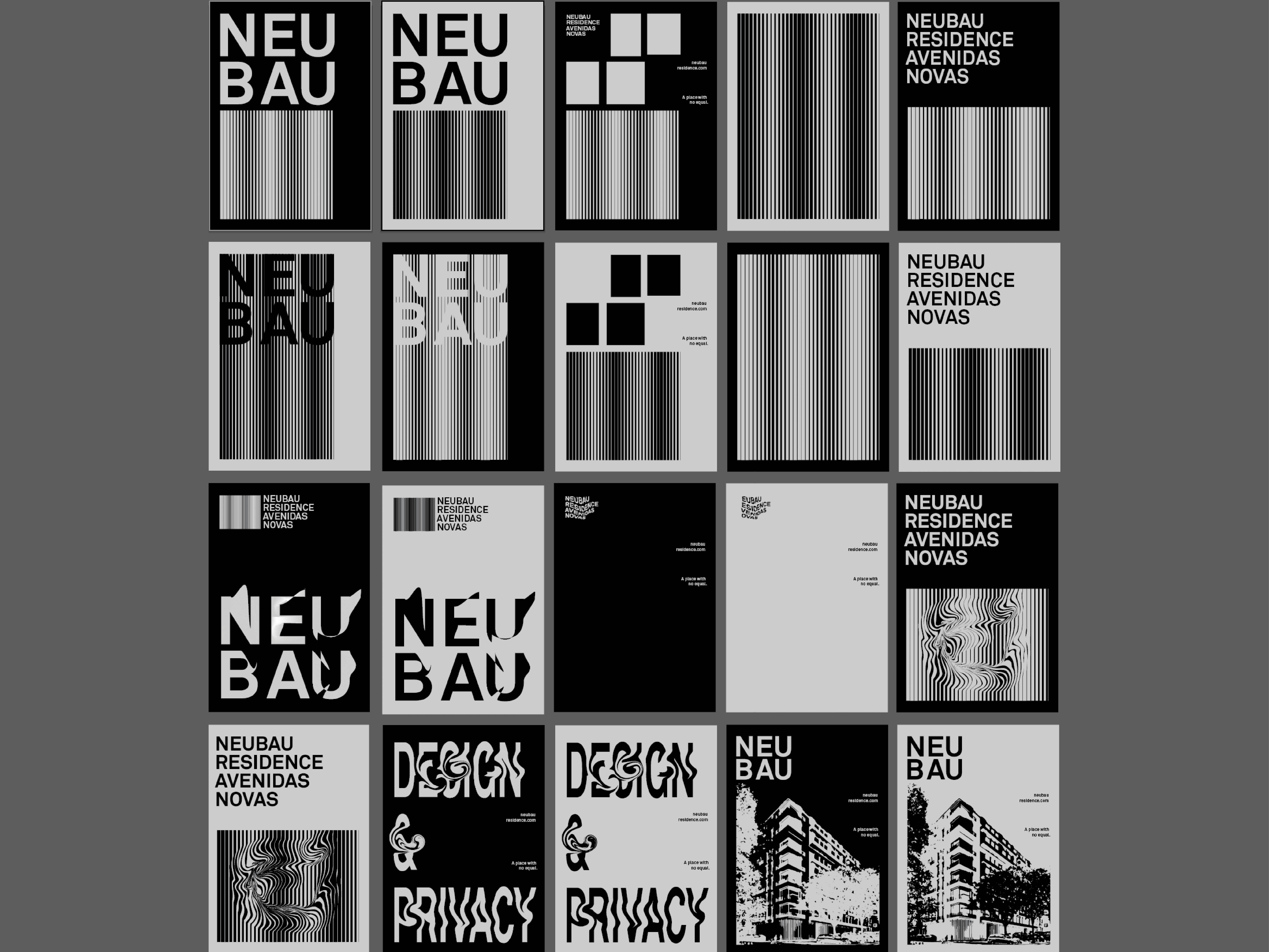 Neubau residence - Fonts In Use
