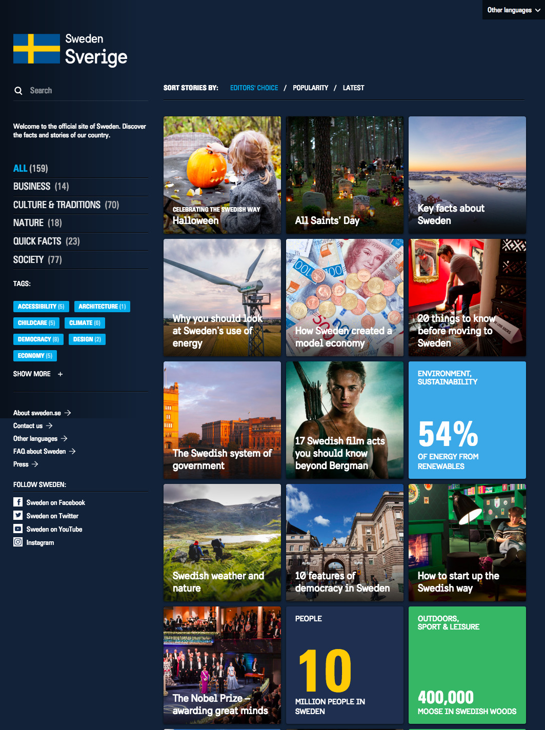 Sweden – The face of a nation - Fonts In Use