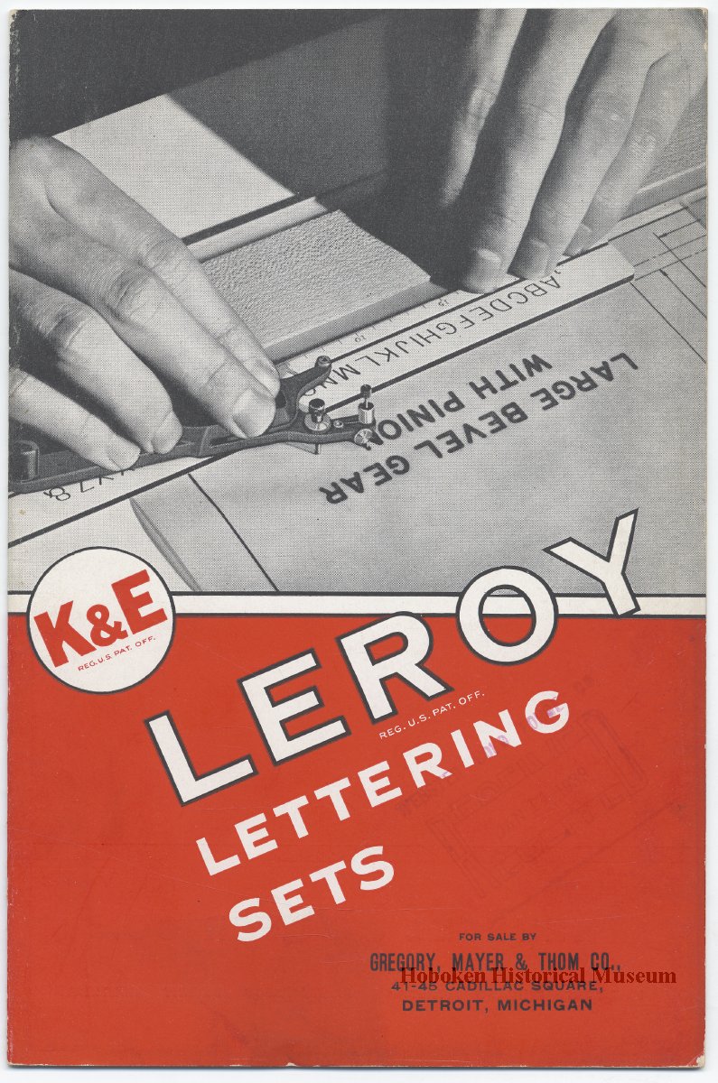 Leroy Lettering Sets Catalog (1939) - Fonts In Use
