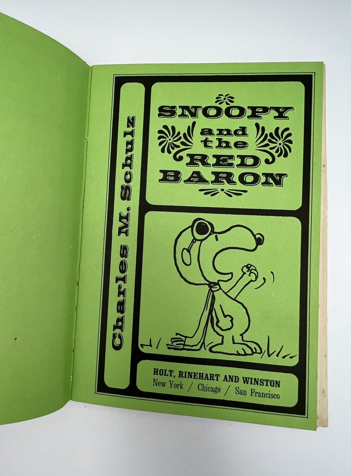 Snoopy and the Red Baron by Charles M. Schulz - Fonts In Use