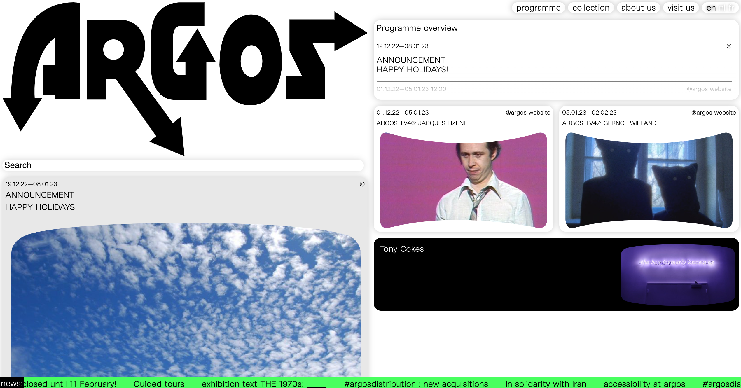 Argos Arts - Fonts In Use