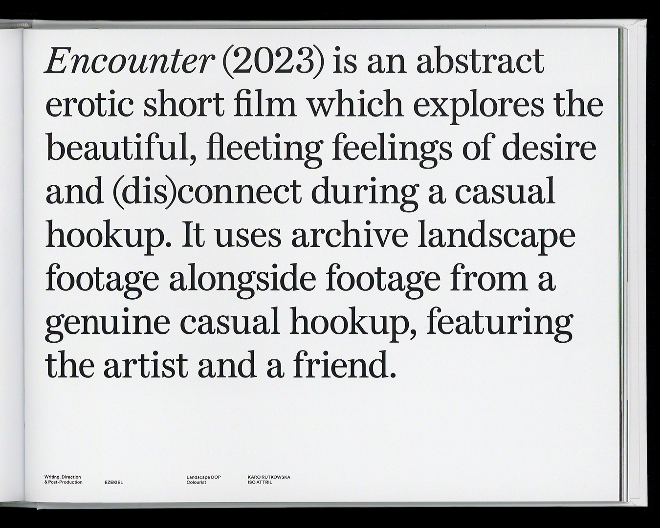 Present Space, print two - Fonts In Use