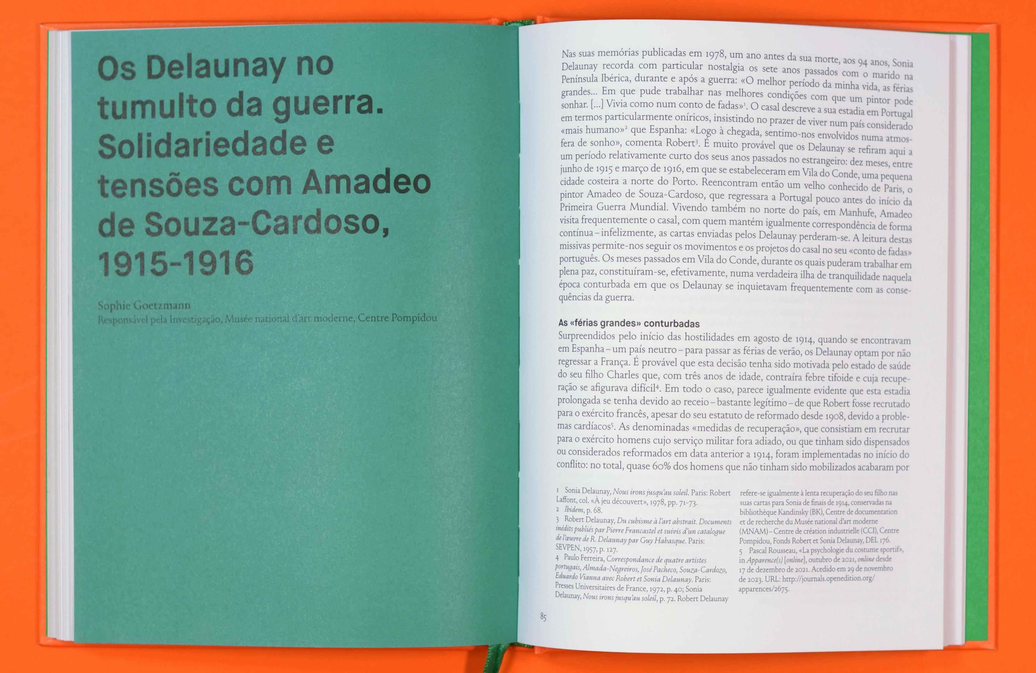 Amadeo de Souza-Cardoso, Sonia & Robert Delaunay – Correspondences ...