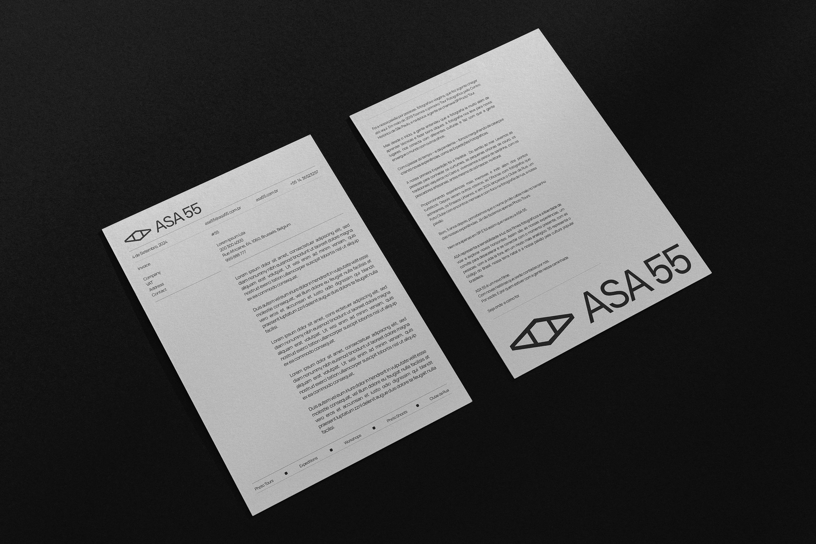 ASA 55 - Fonts In Use