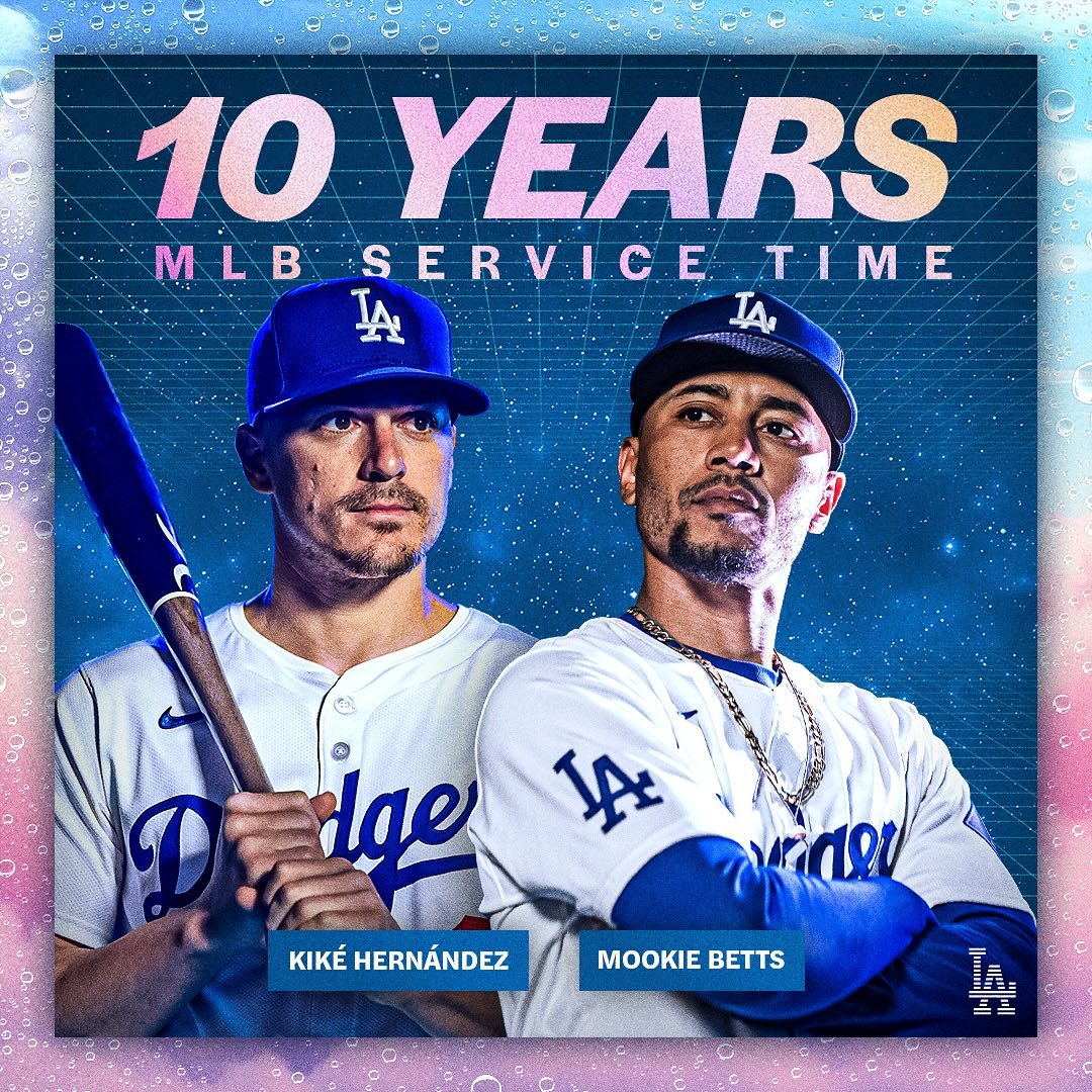 Los Angeles Dodgers social media - Fonts In Use