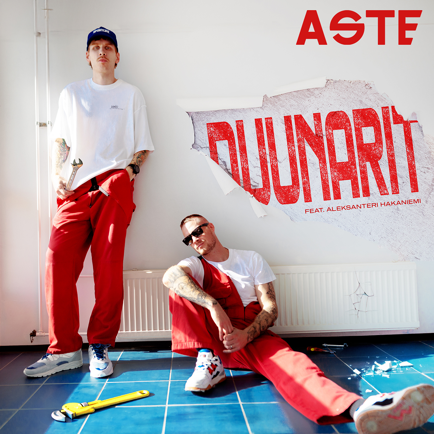 Aste – Nuori & Kuolematon album art and identity - Fonts In Use