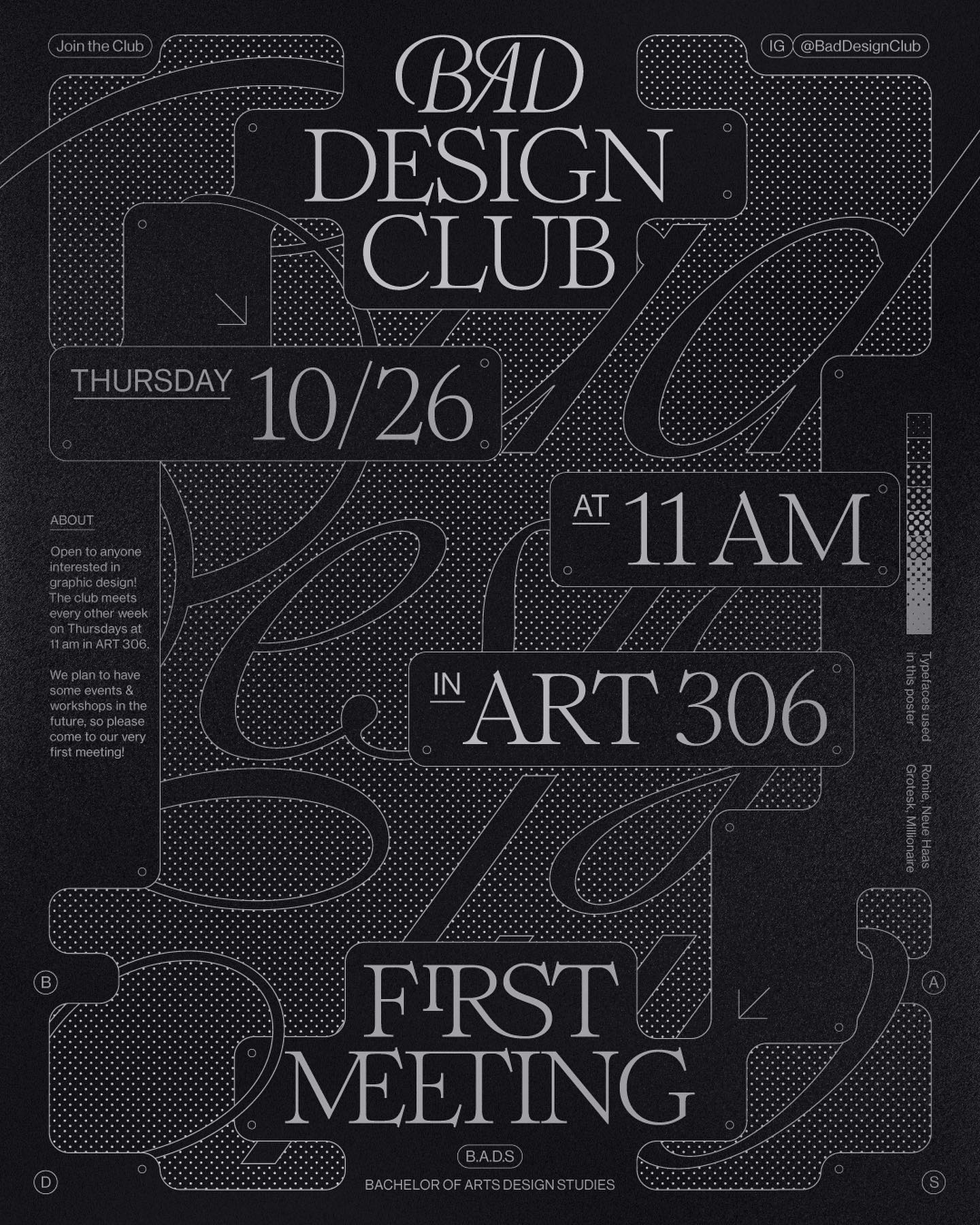 Bad Design Club - Fonts In Use
