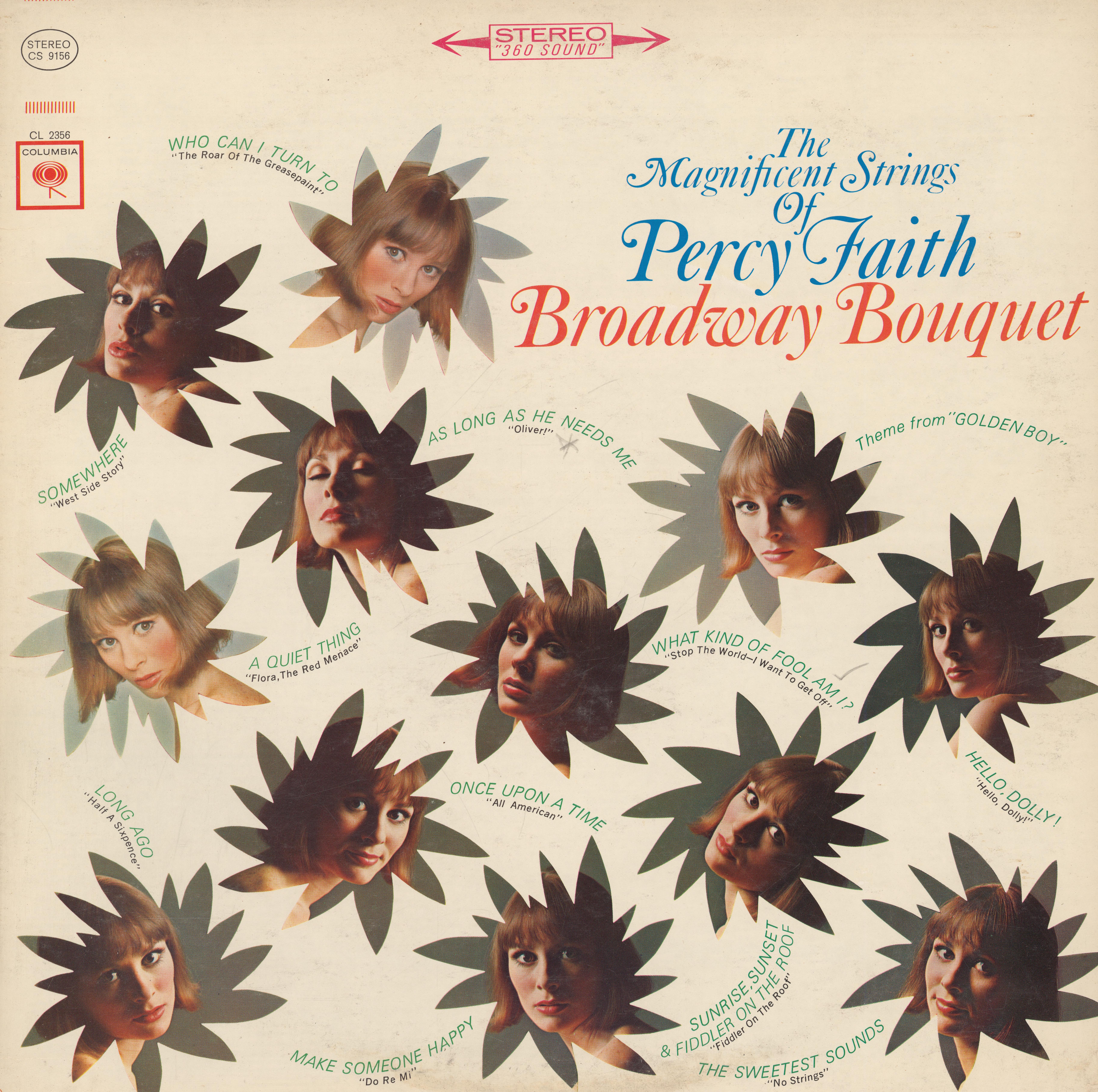 The Percy Faith Strings – Broadway Bouquet album art - Fonts In Use