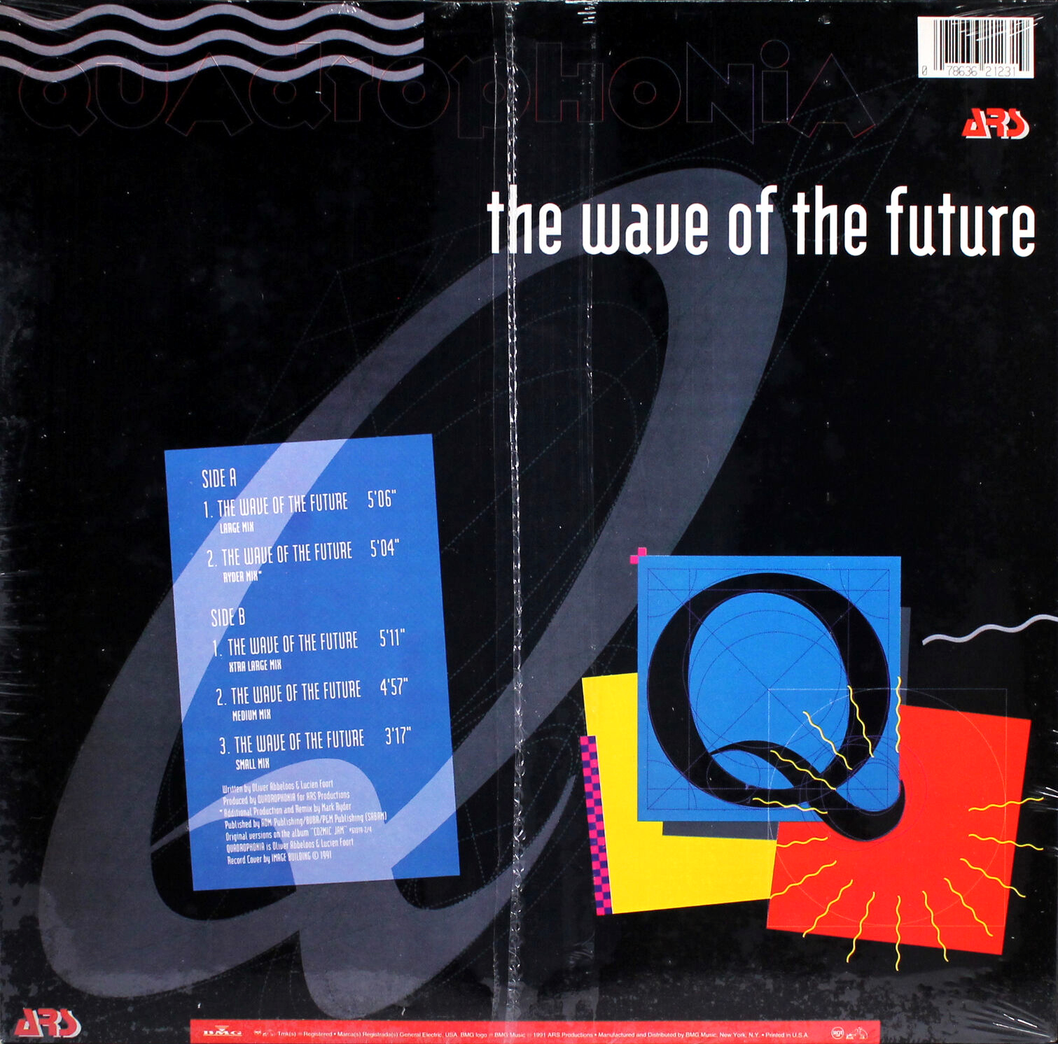 Quadrophonia – “The Wave of the Future” single cover - Fonts In Use