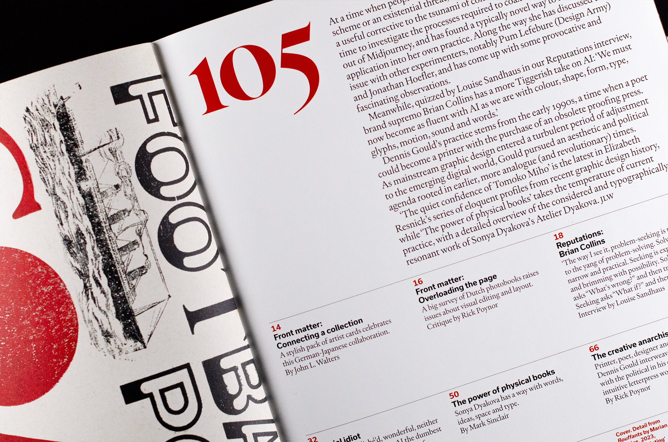 Eye magazine #105 - Fonts In Use