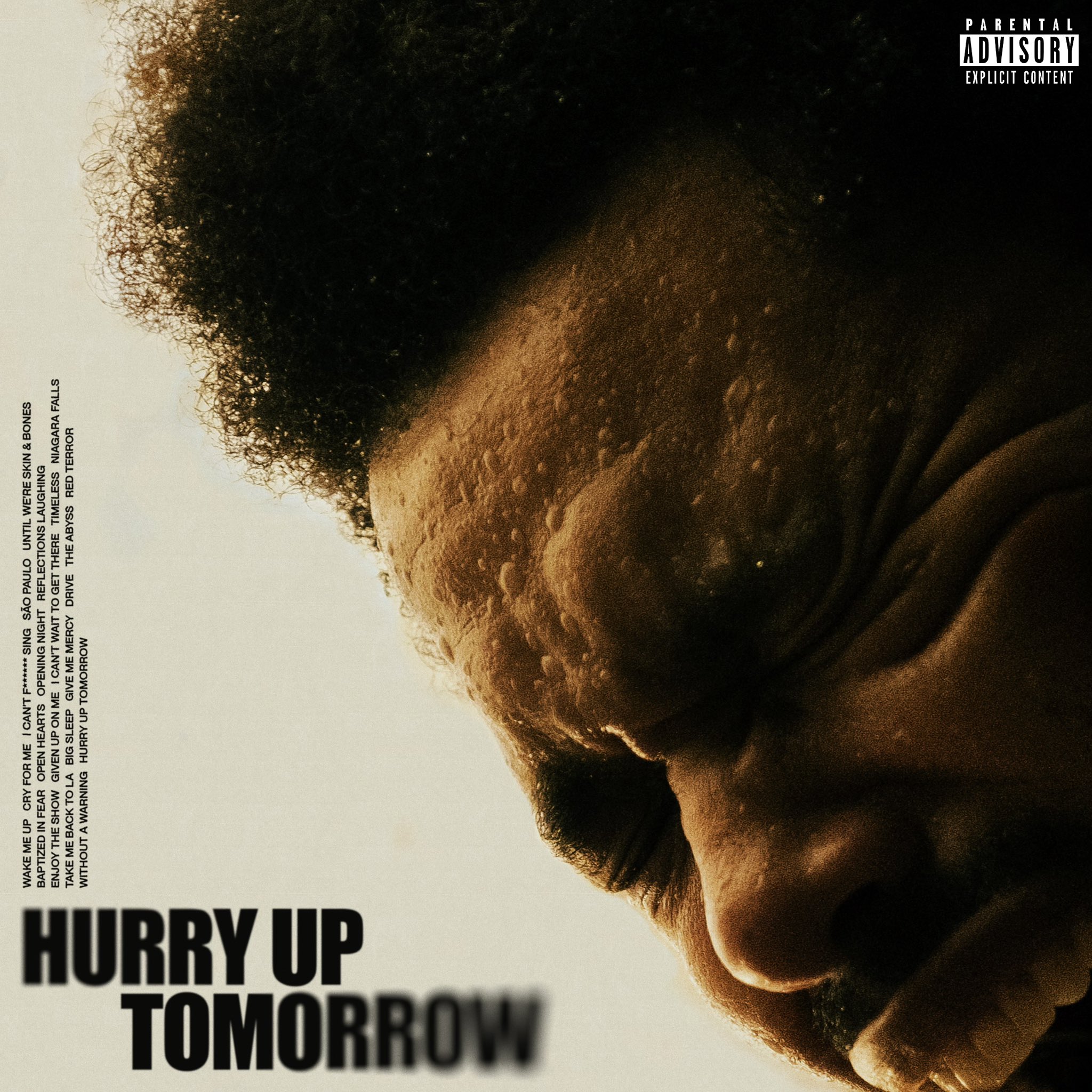 The Weeknd – Hurry Up Tomorrow album art and campaign - Fonts In Use