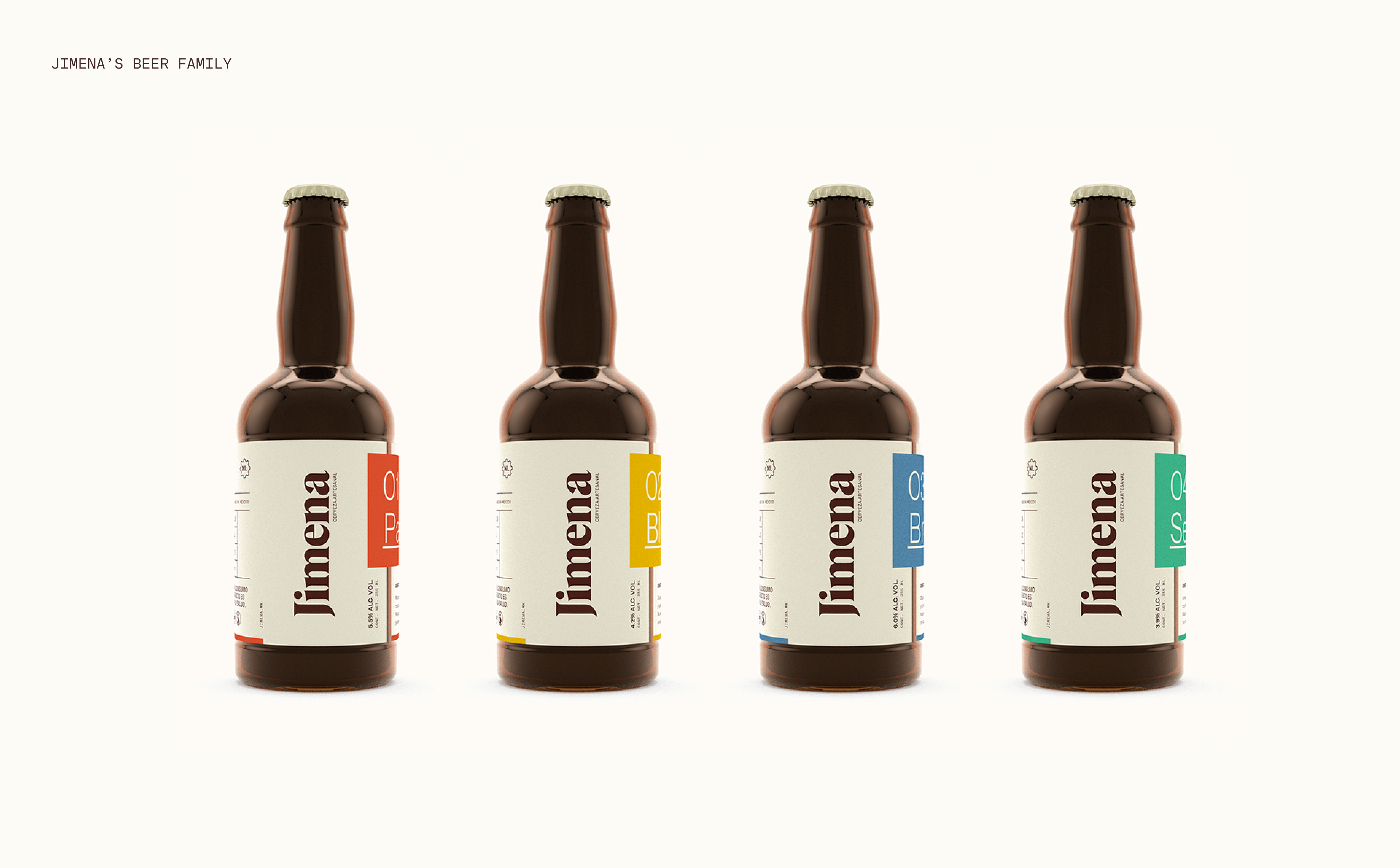 Jimena craft beer - Fonts In Use