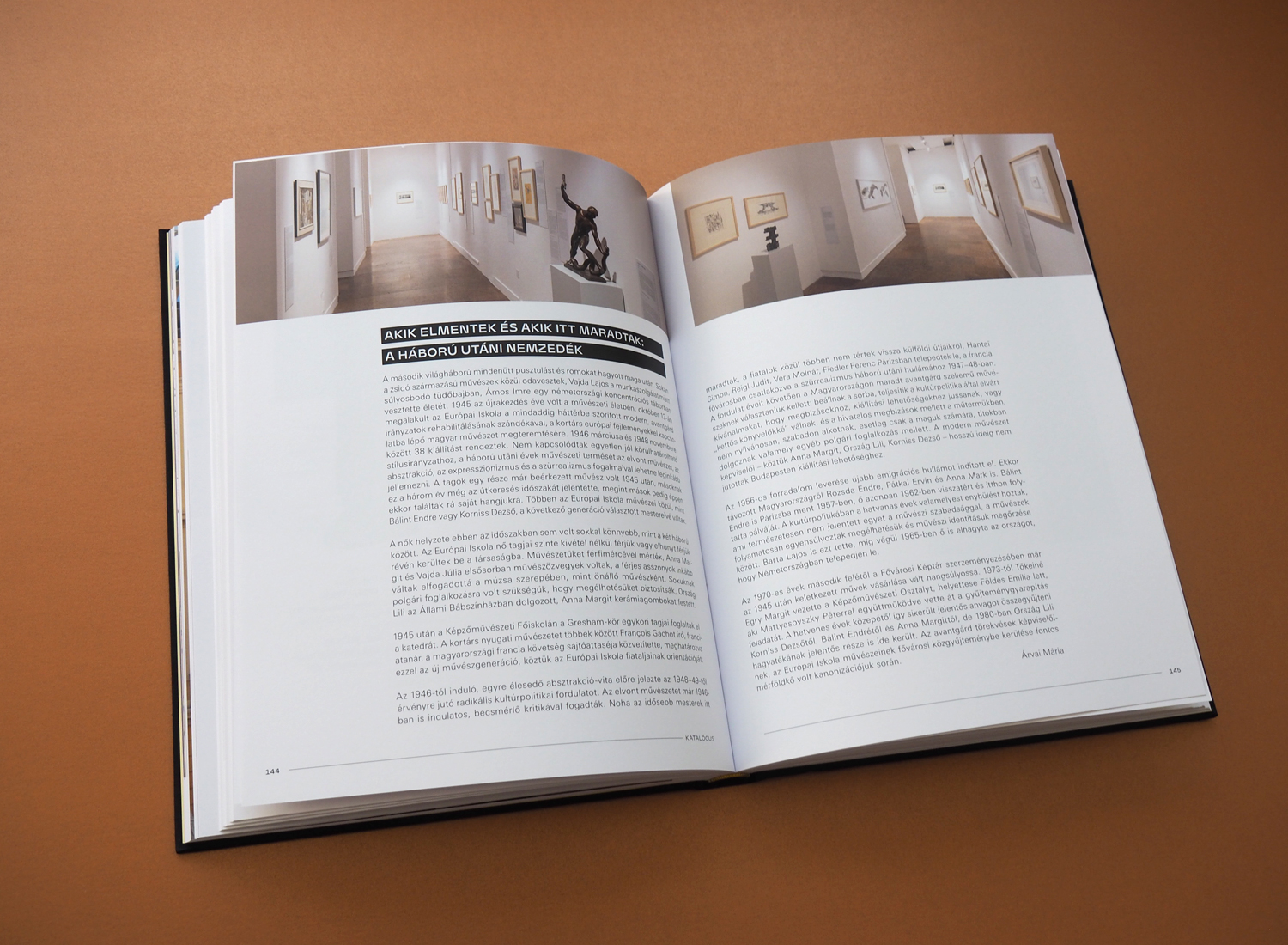 The Gallery of the Capital exhibition catalog - Fonts In Use