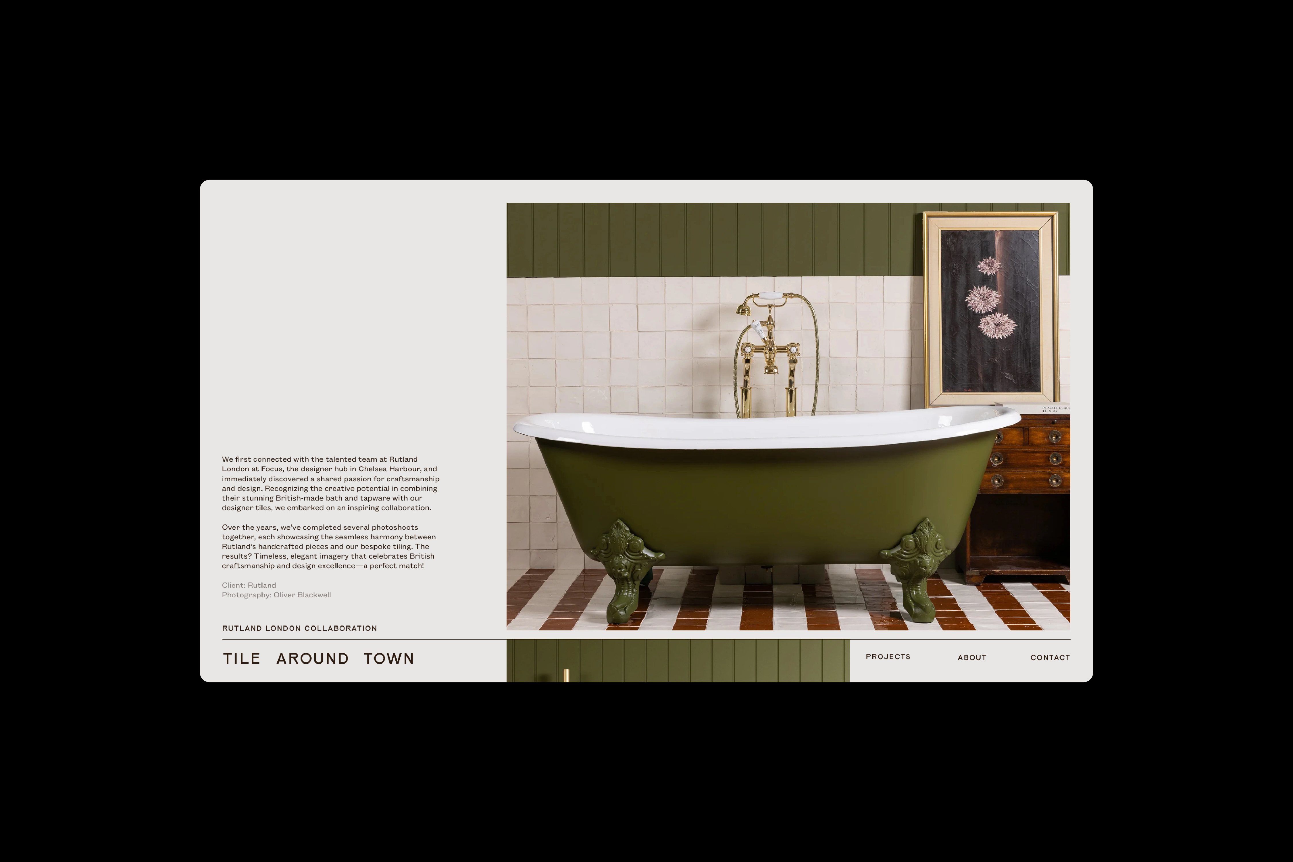 Tilearoundtown visual identity - Fonts In Use