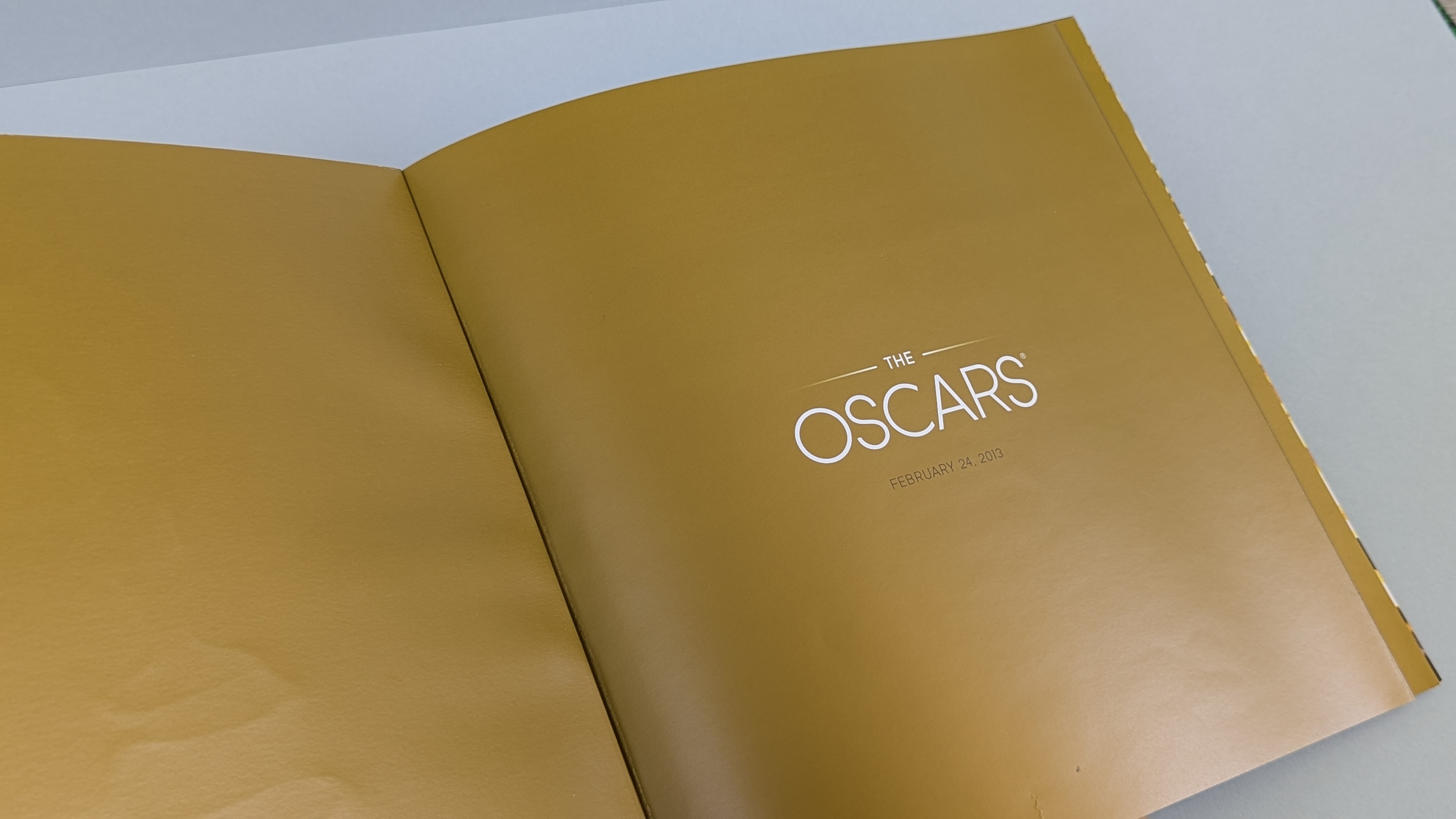 The Oscars – 85th Academy Awards program - Fonts In Use