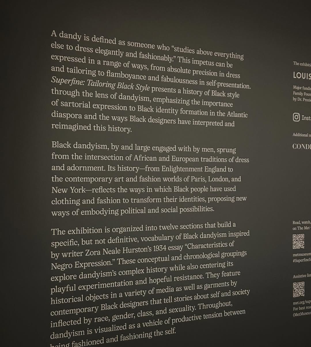 Superfine: Tailoring Black Style at The Metropolitan Museum of Art ...