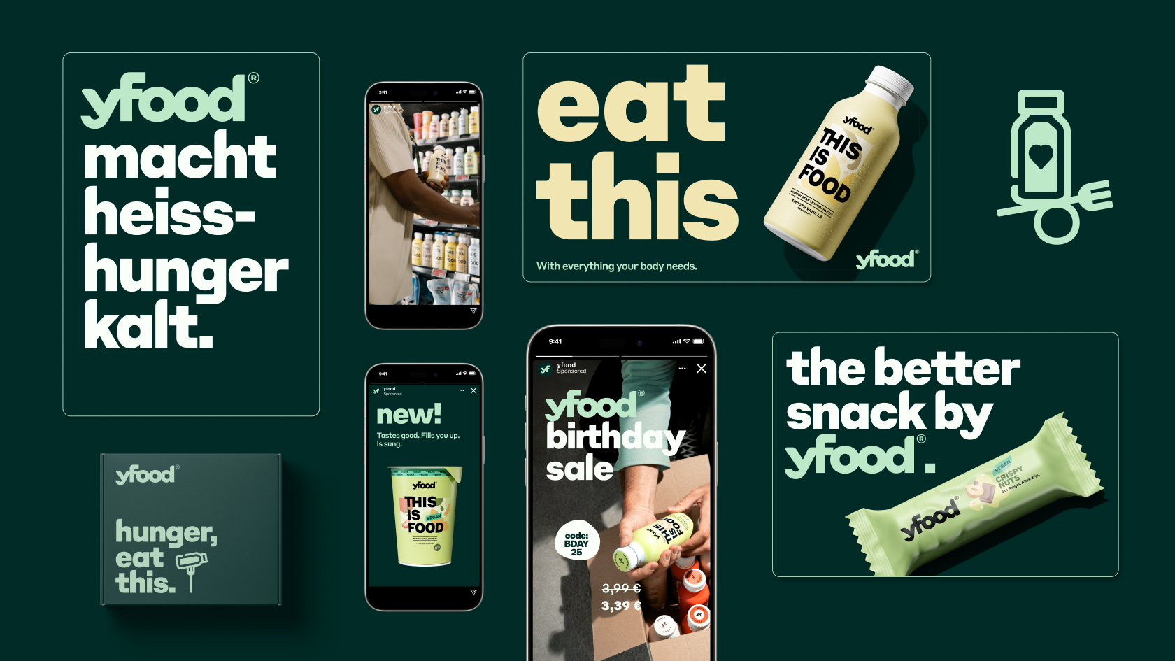 yfood - Fonts In Use