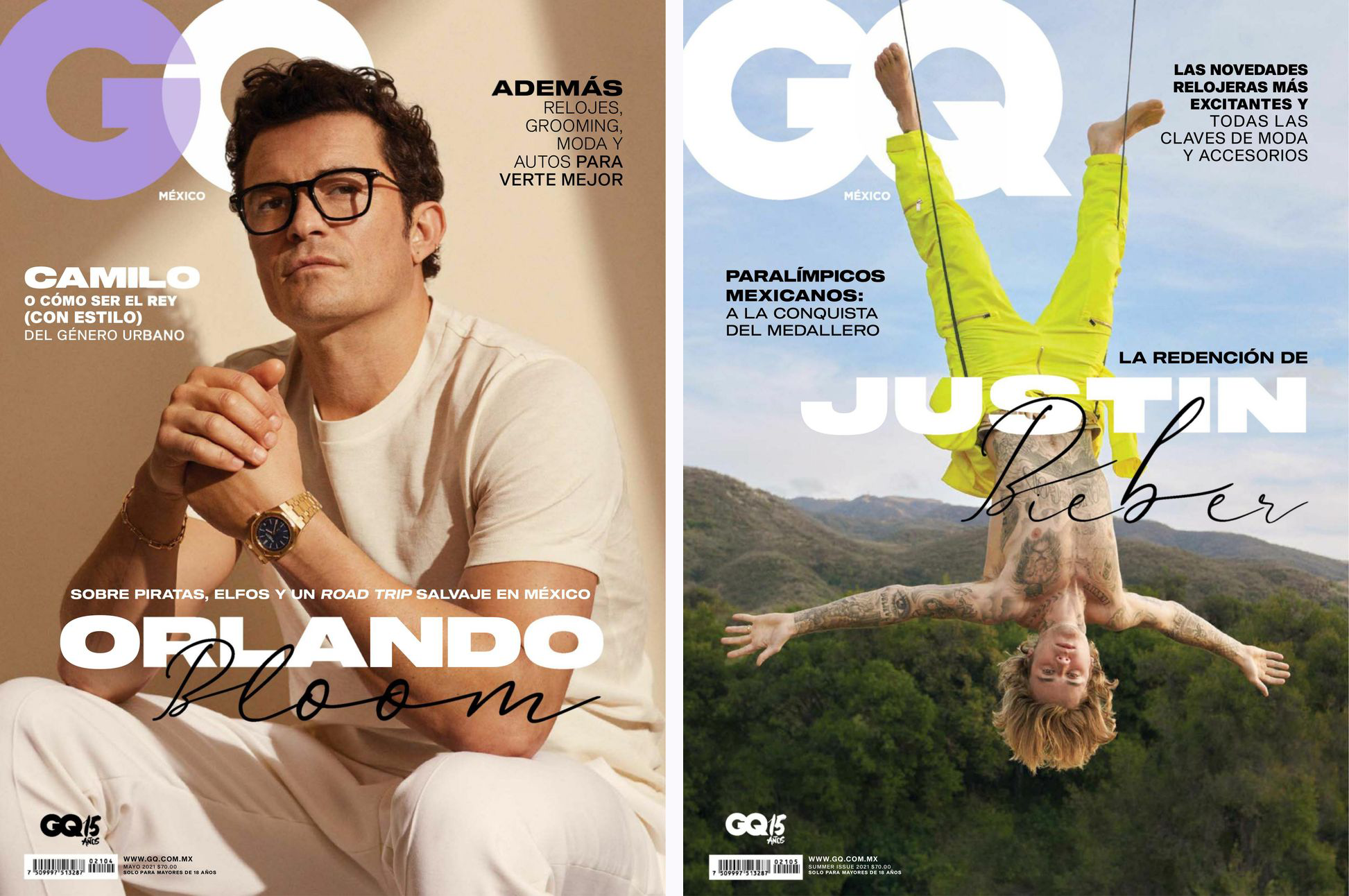 GQ Mexico magazine covers (2020–2022) - Fonts In Use