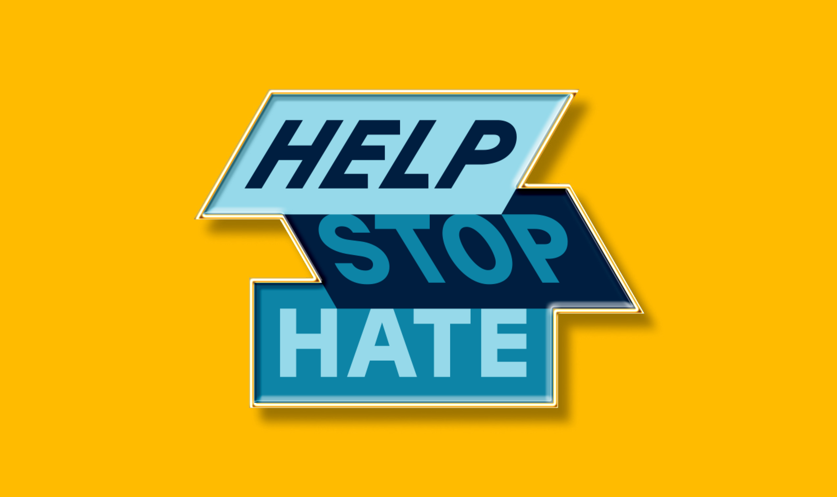 Help Stop Hate campaign - Fonts In Use
