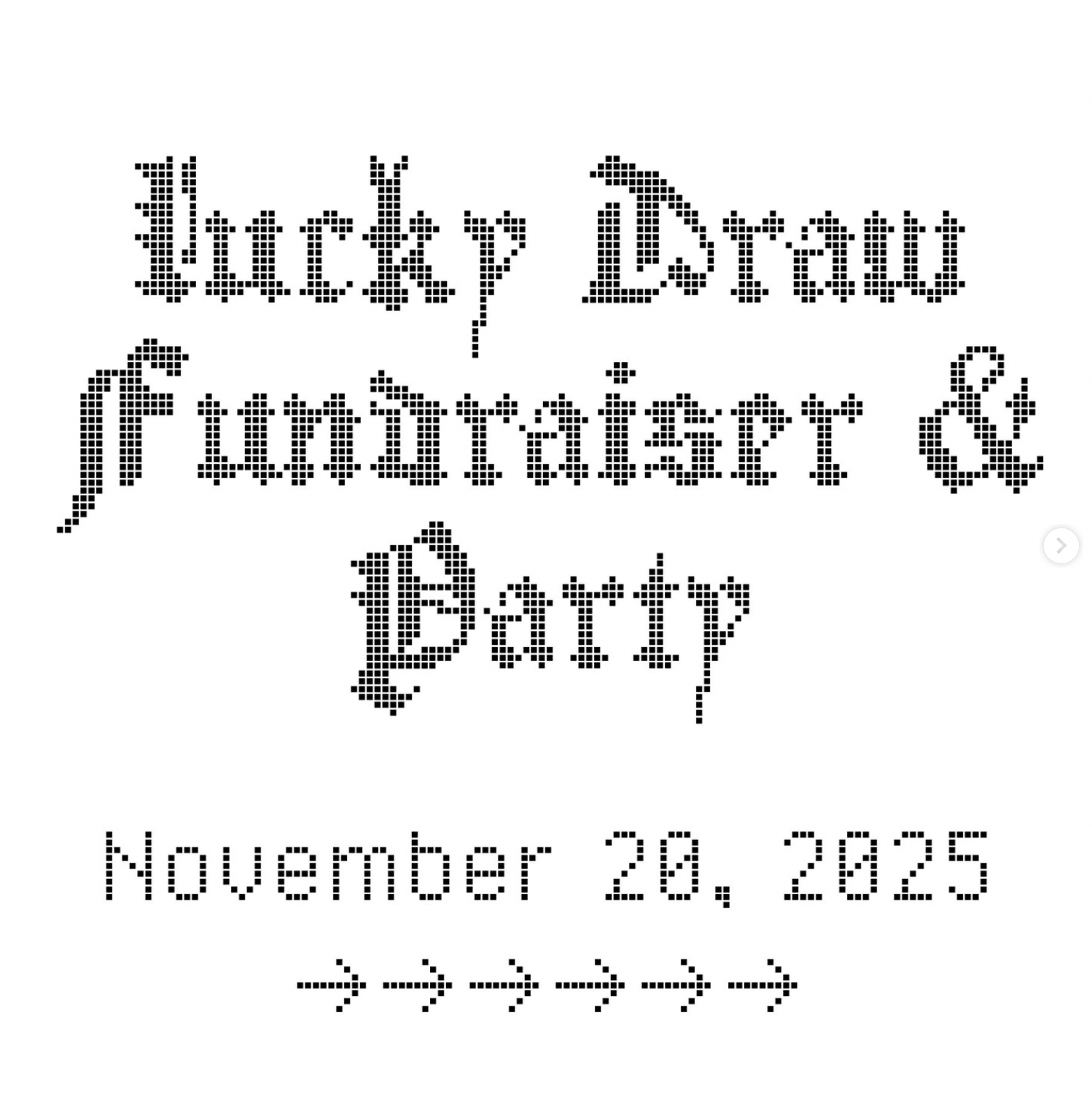 Art Metropole Lucky Draw Fundraiser - Fonts In Use