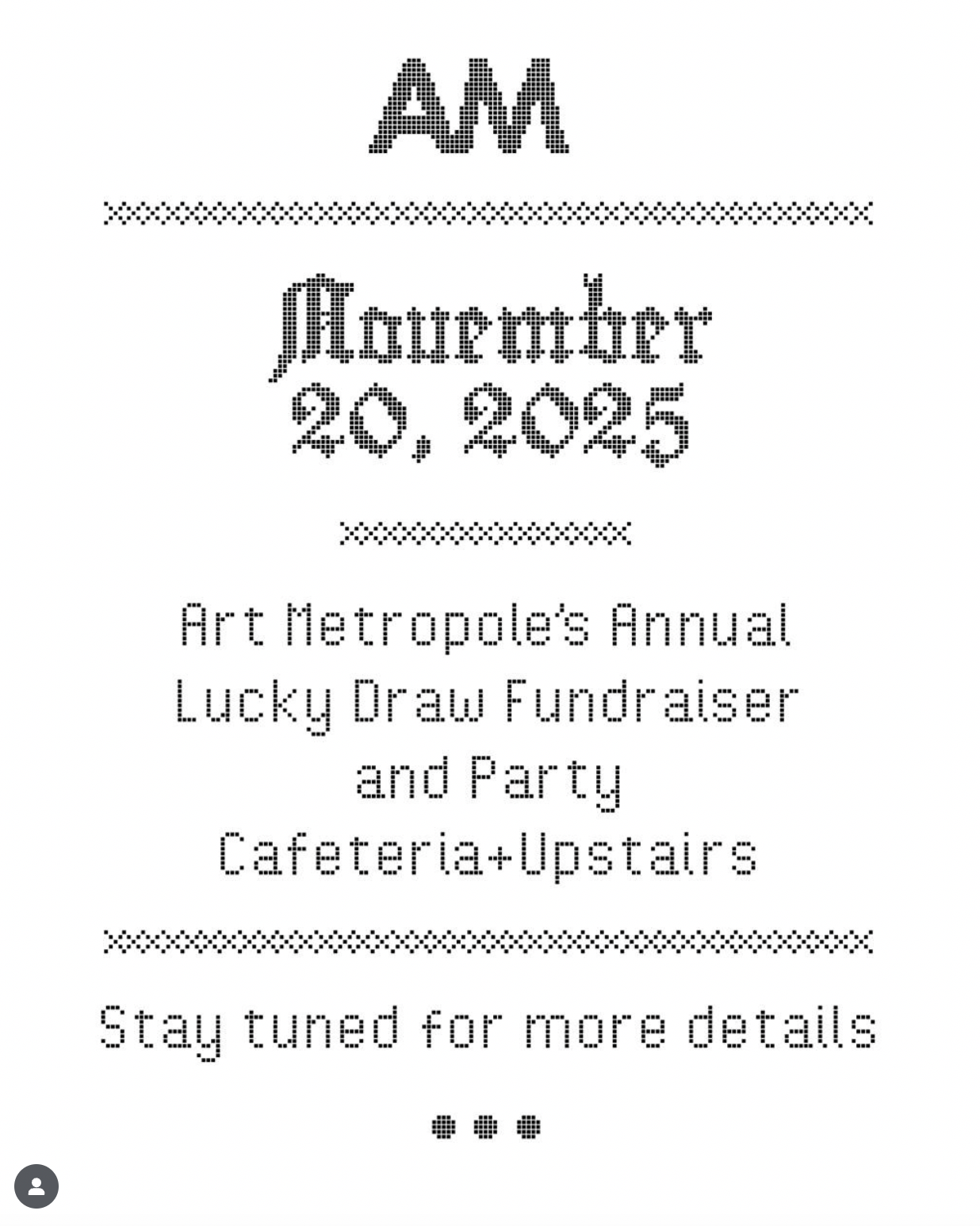 Art Metropole Lucky Draw Fundraiser - Fonts In Use