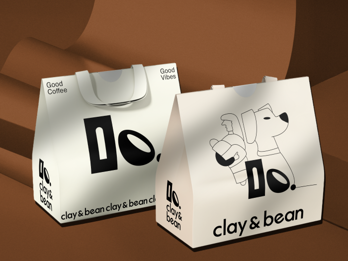 Clay & Bean visual identity - Fonts In Use