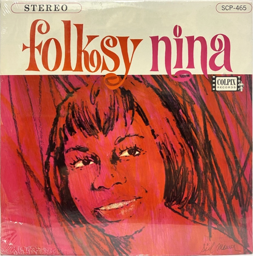 Nina Simone – Folksy Nina album art - Fonts In Use
