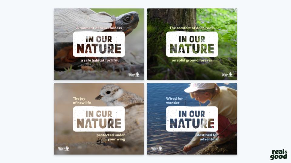 “In Our Nature” campaign for Nova Scotia Nature Trust - Fonts In Use