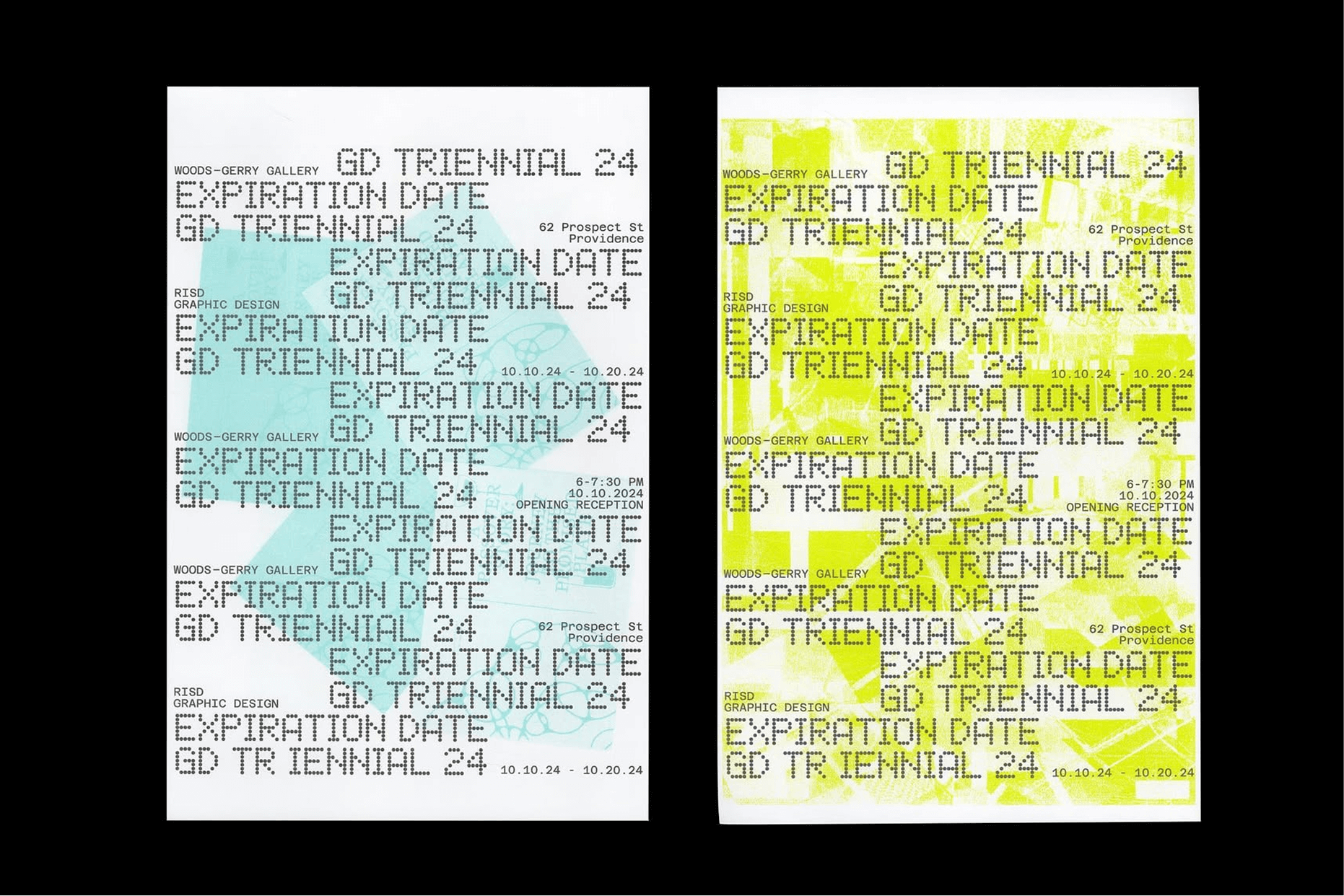 Expiration Date exhibition at RISD - Fonts In Use