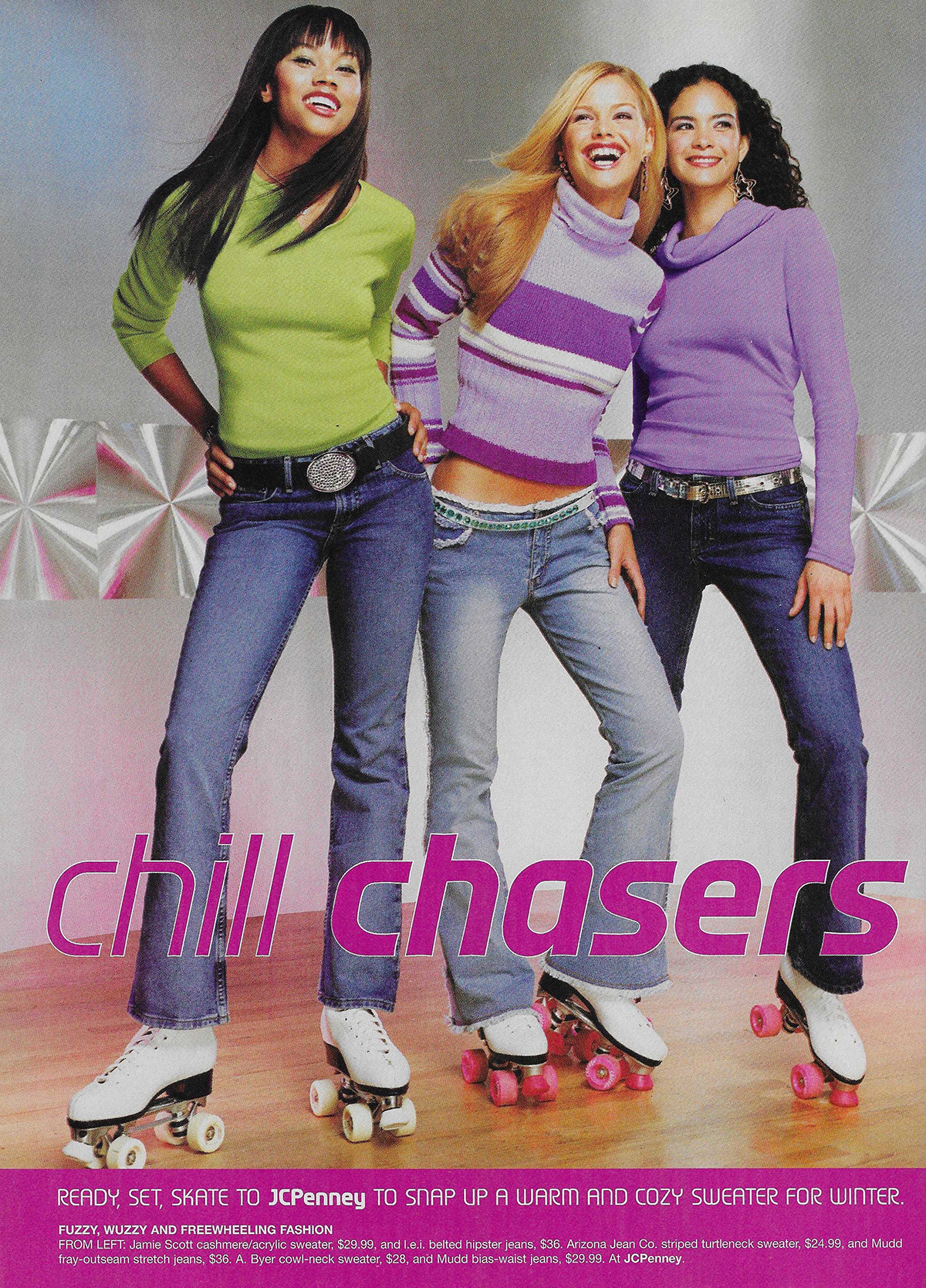 “Chill Chasers” JCPenney ad - Fonts In Use