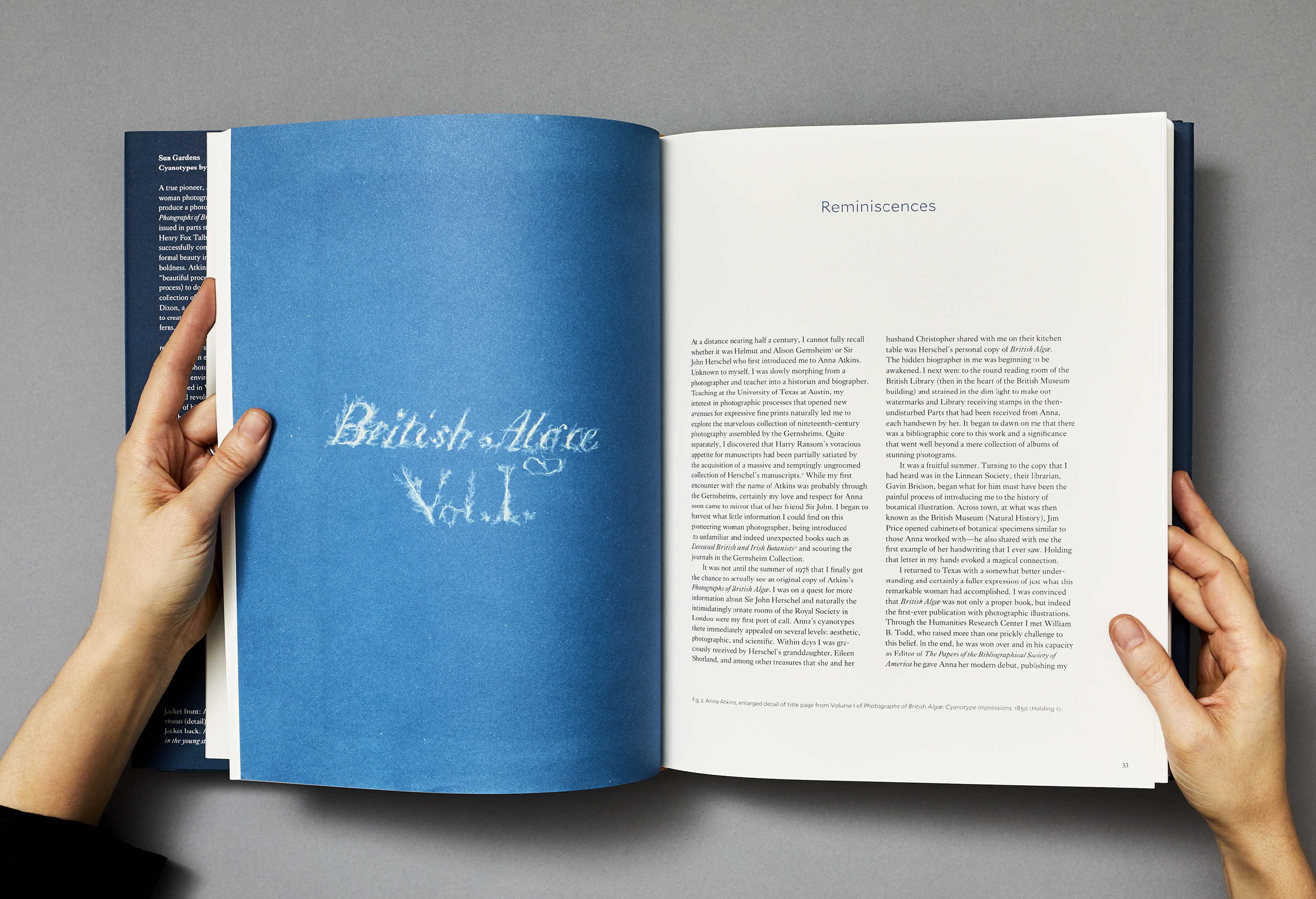 Sun Gardens. Cyanotypes by Anna Atkins by Larry J. Schaaf - Fonts In Use